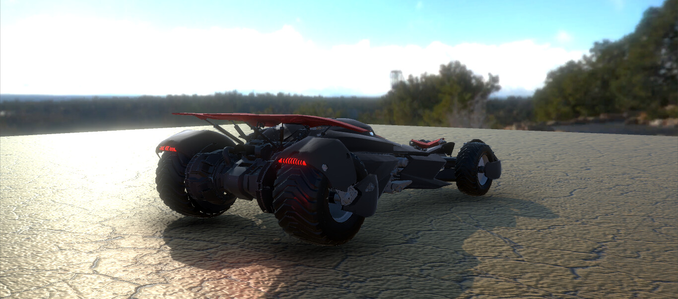 ArtStation - Batmobile Sports in progress