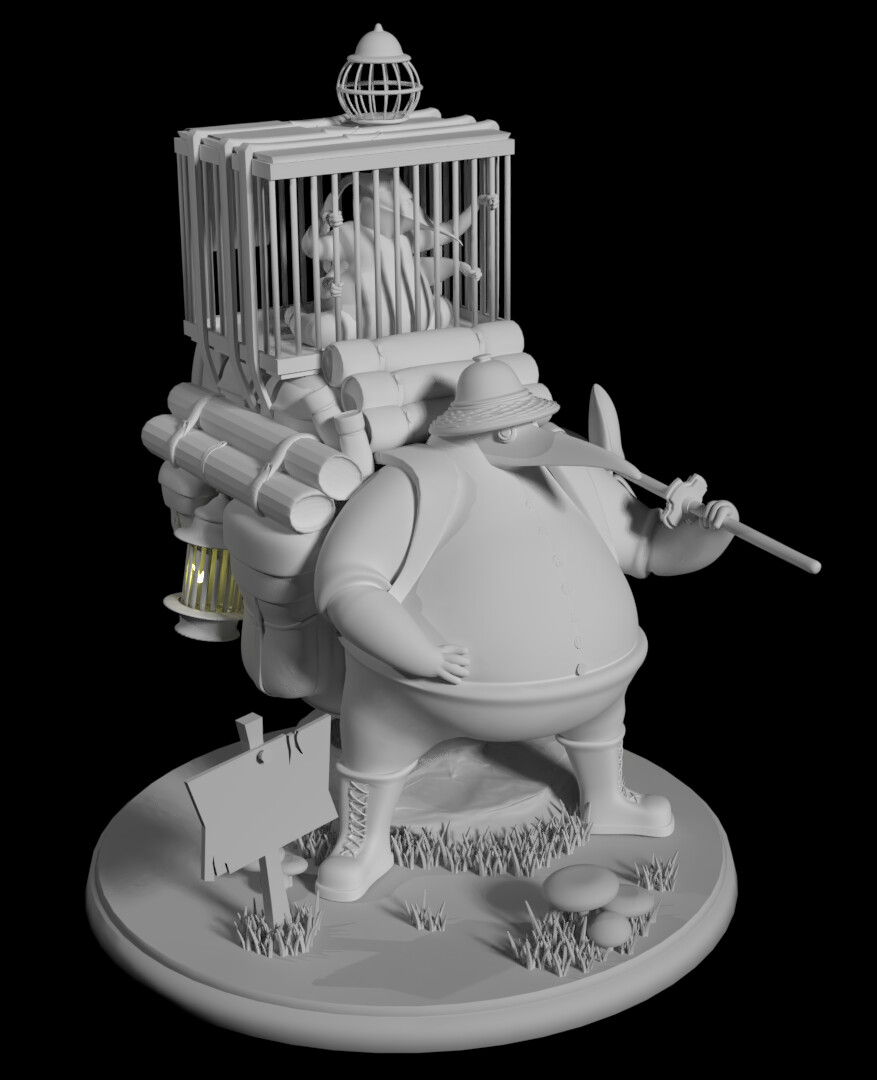 ArtStation - "Il Dottore" Original 3D Concept