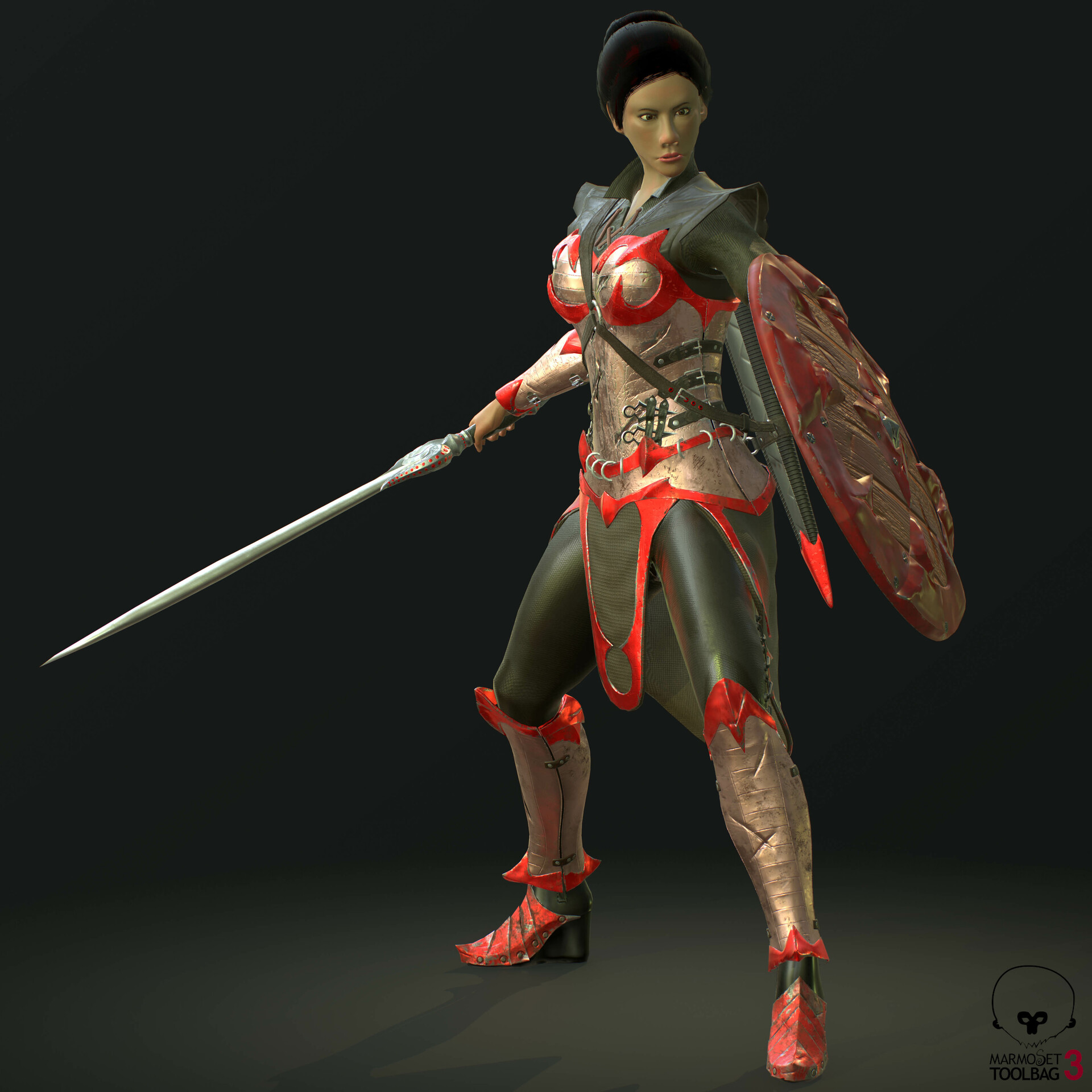 ArtStation - Fierce warrior Giselle
