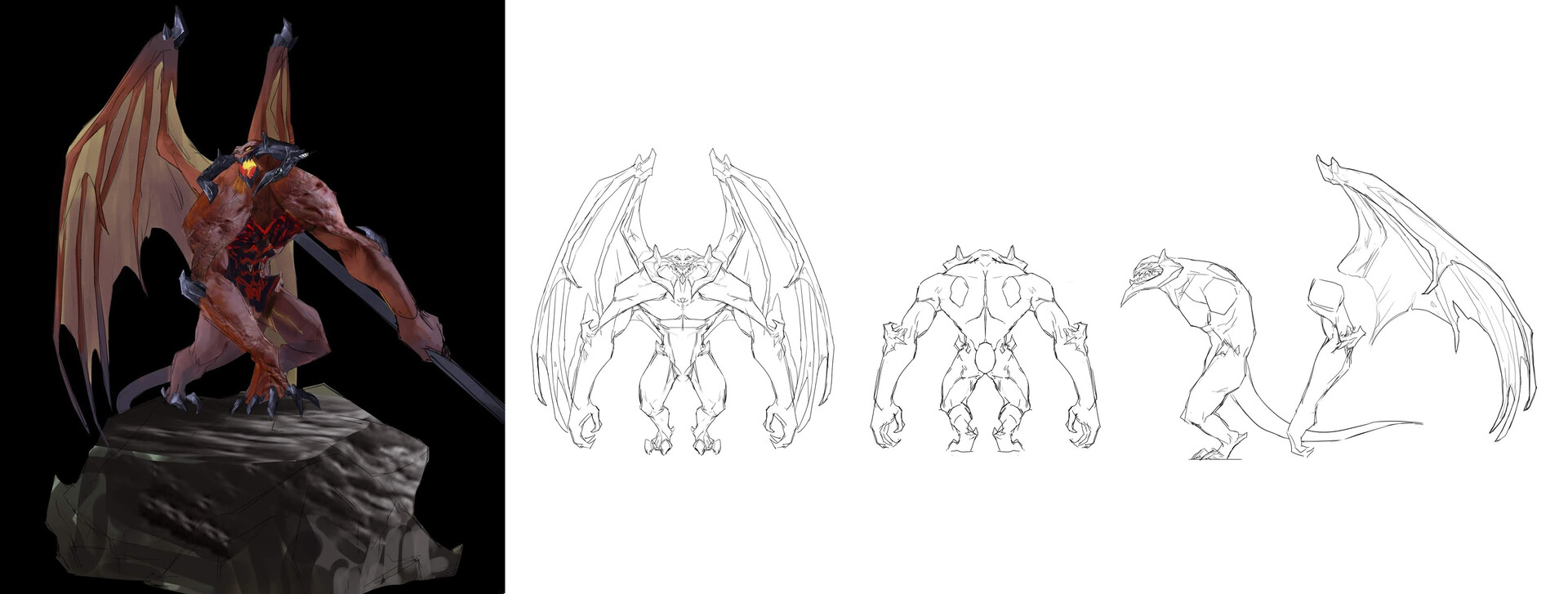 Yoona Oh - LOTR Balrog Maquette Redesign