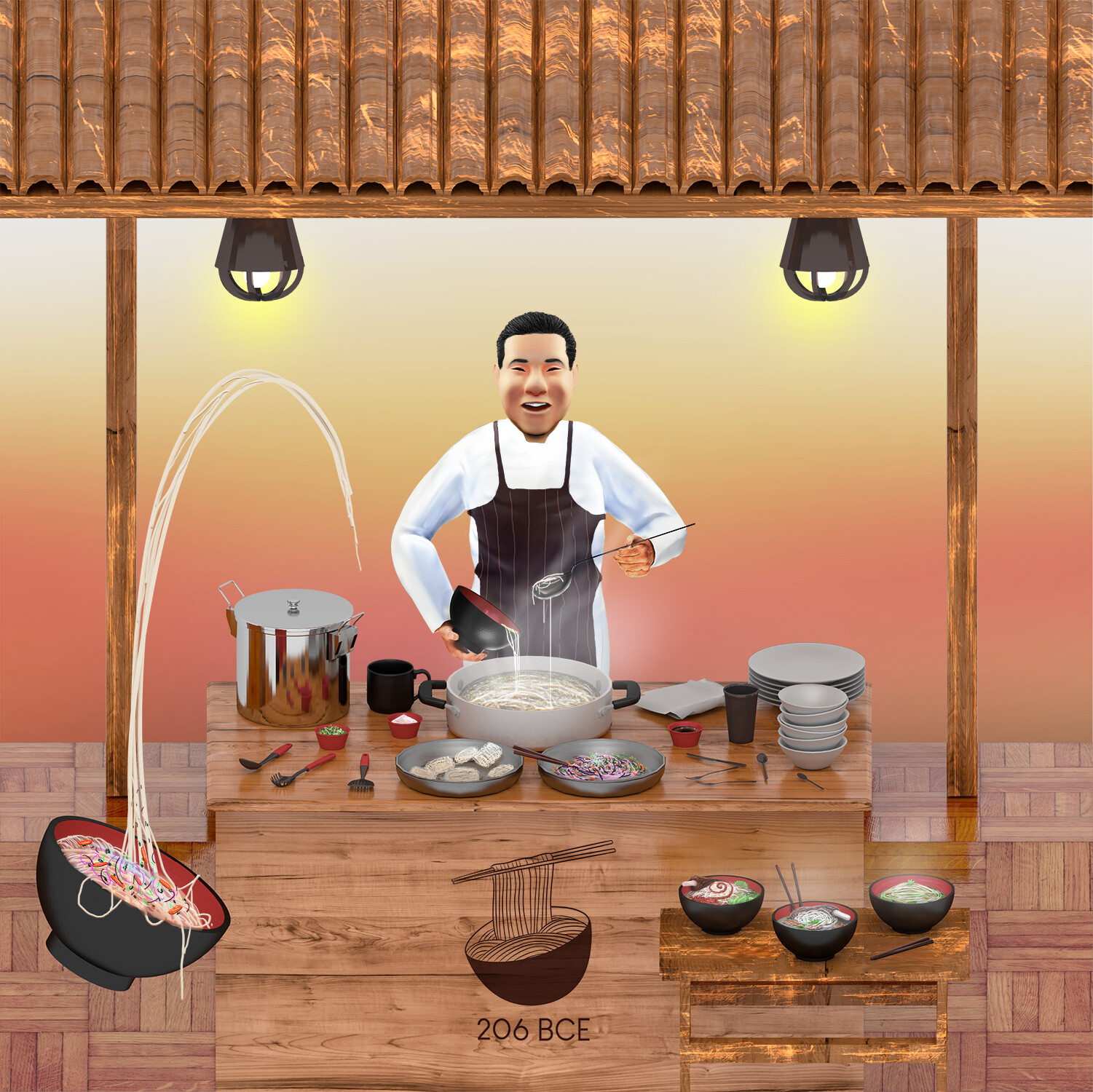 Ramesh Devasi - noodle master