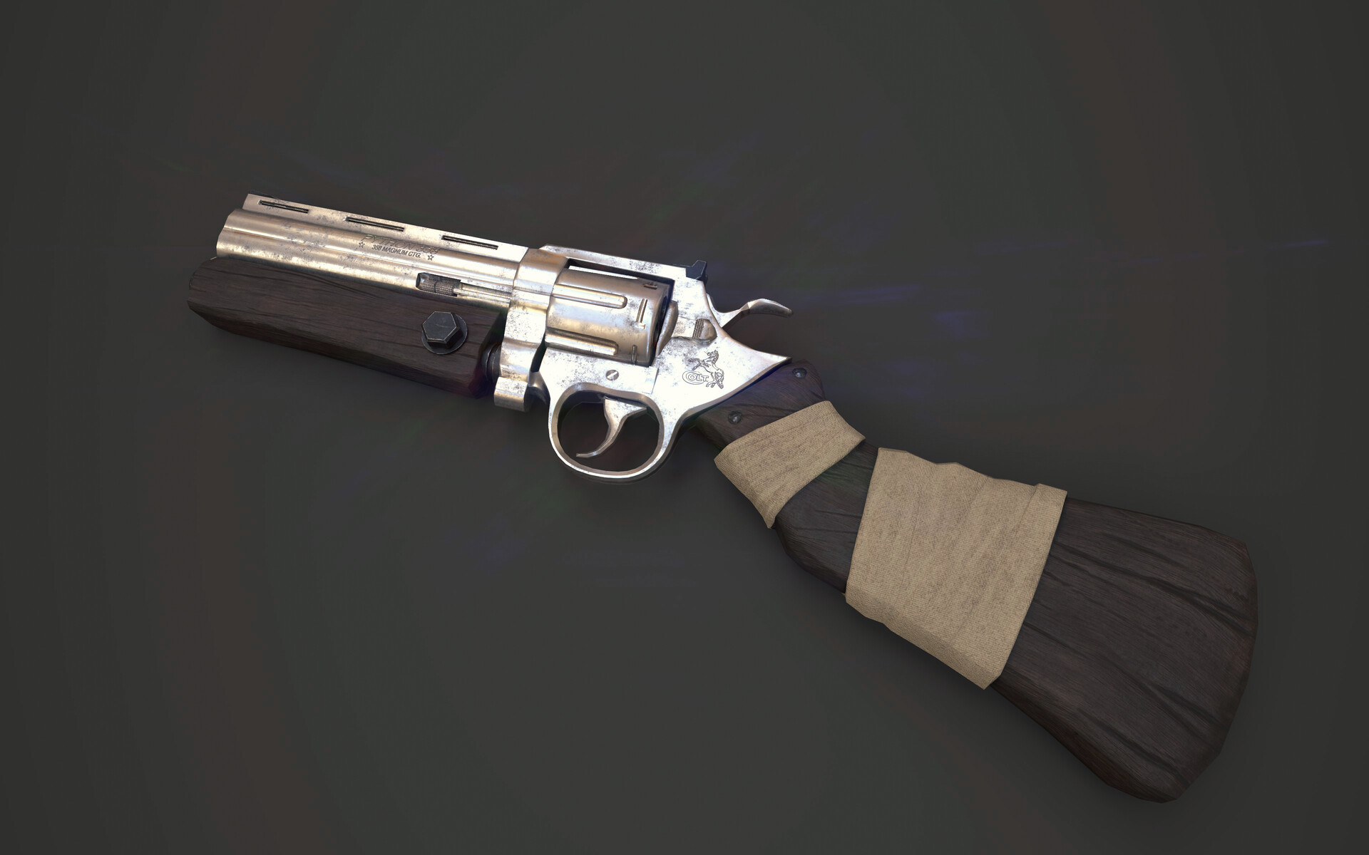 ArtStation - colt magnun modify game style