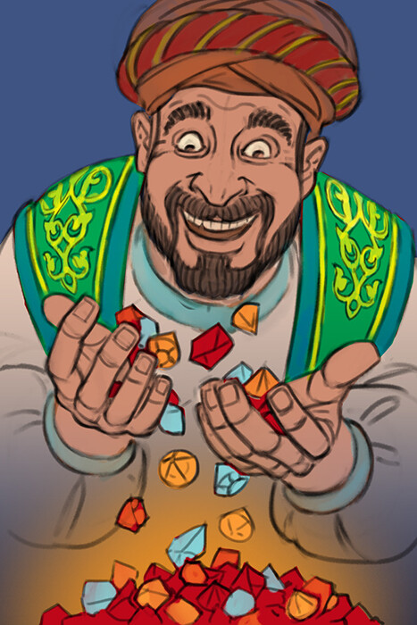 Denis Martynets - Ali Baba character
