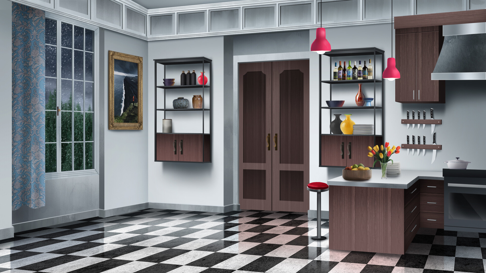 ArtStation - the kitchen