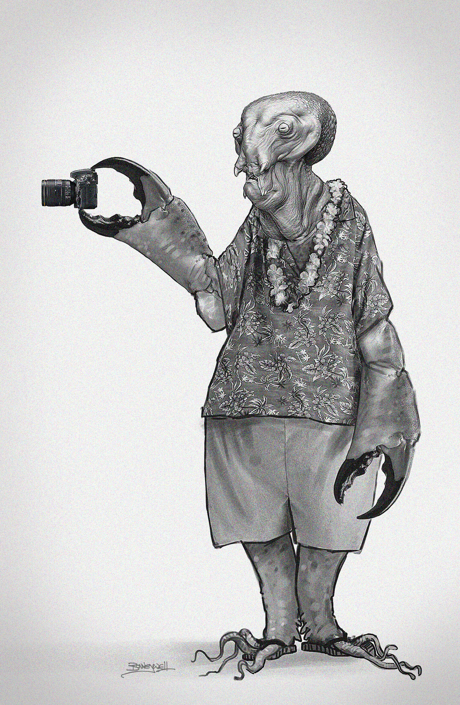 ArtStation - Alien Tourist