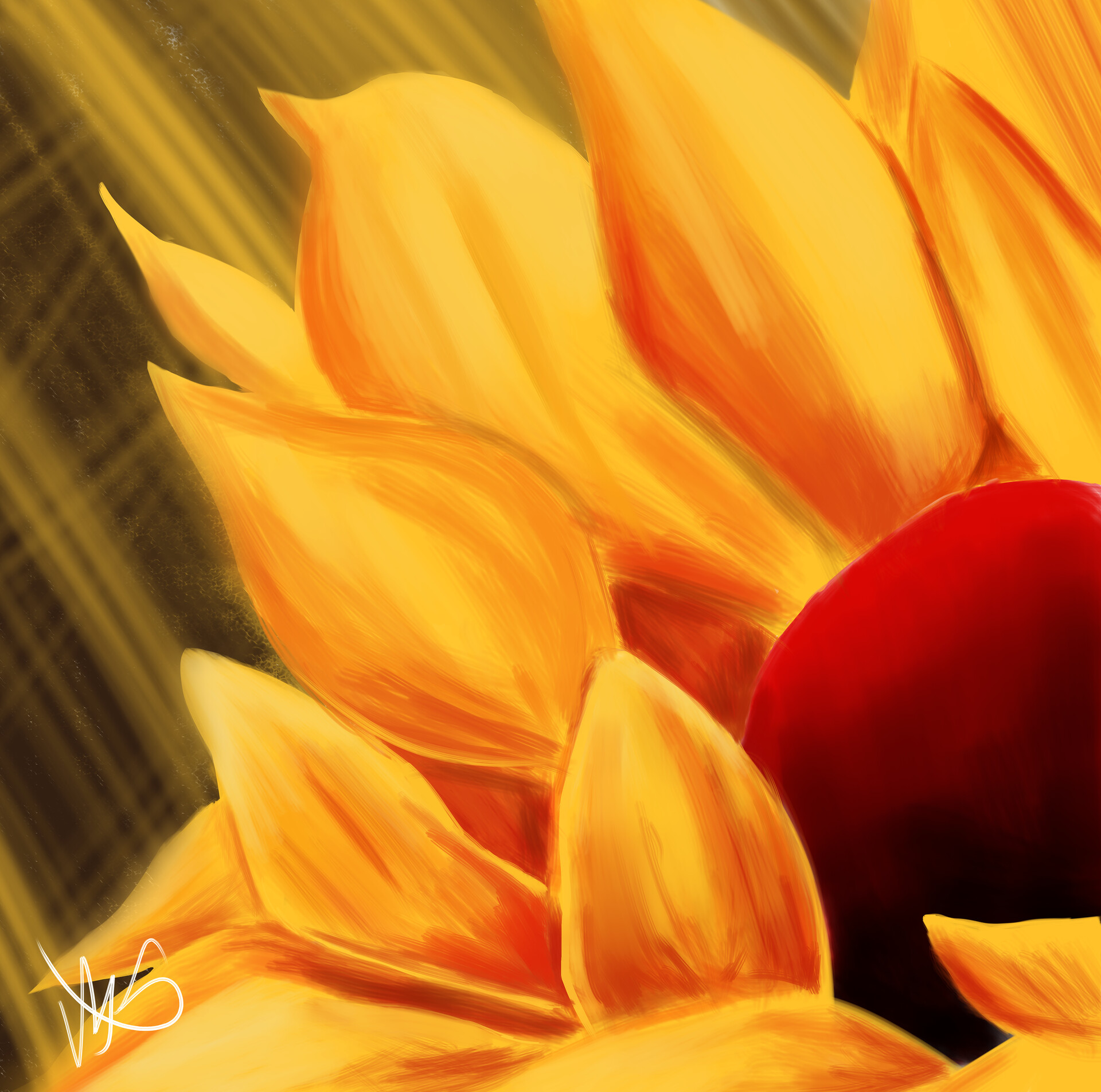 ArtStation - Sunflower /// Present for someone special /// Digital Art