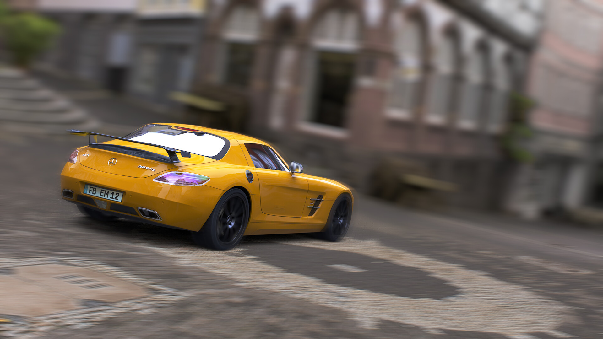 ArtStation - Mercedes-Benz AMG SLS - HDRi Rendering