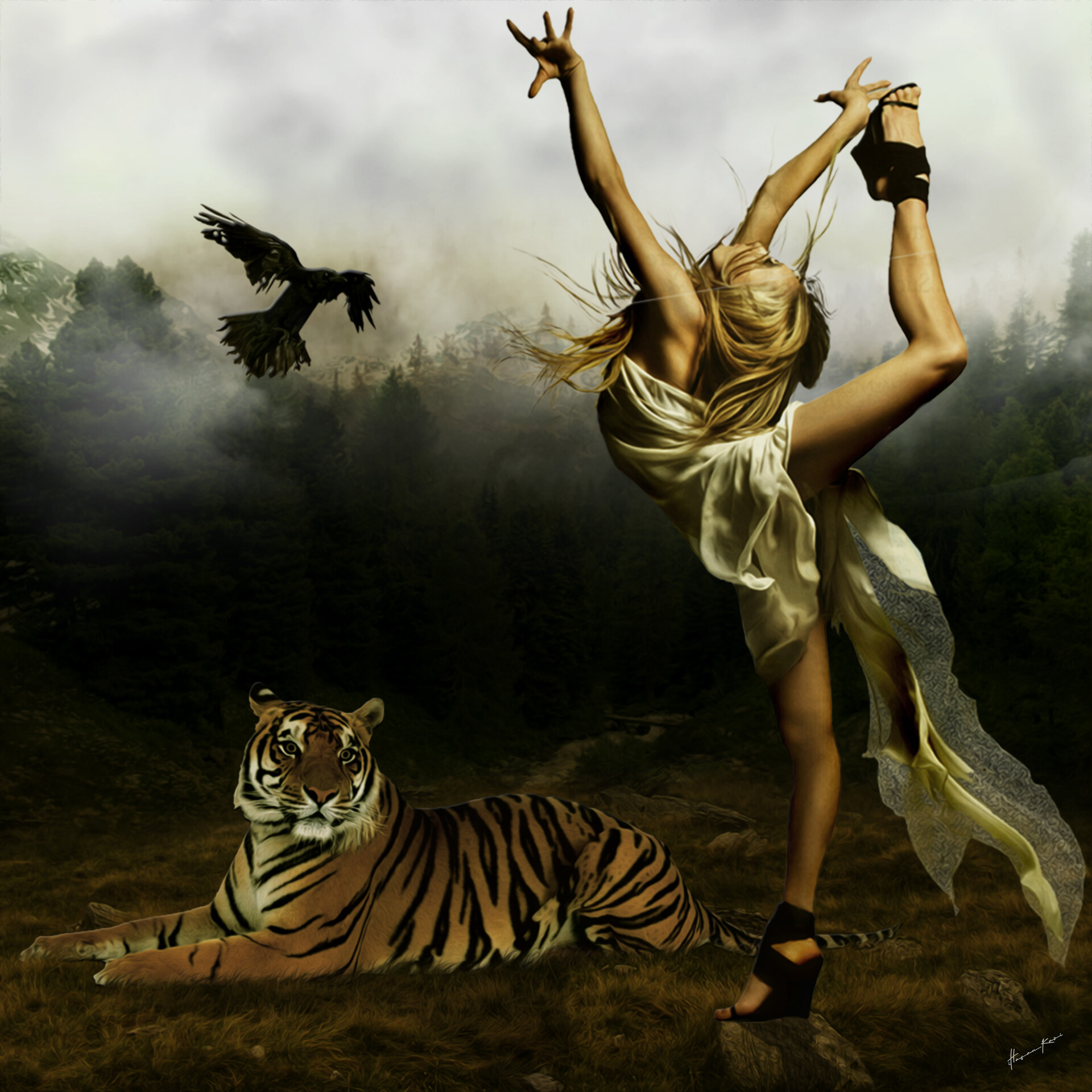 ArtStation - Dancing in the Forest