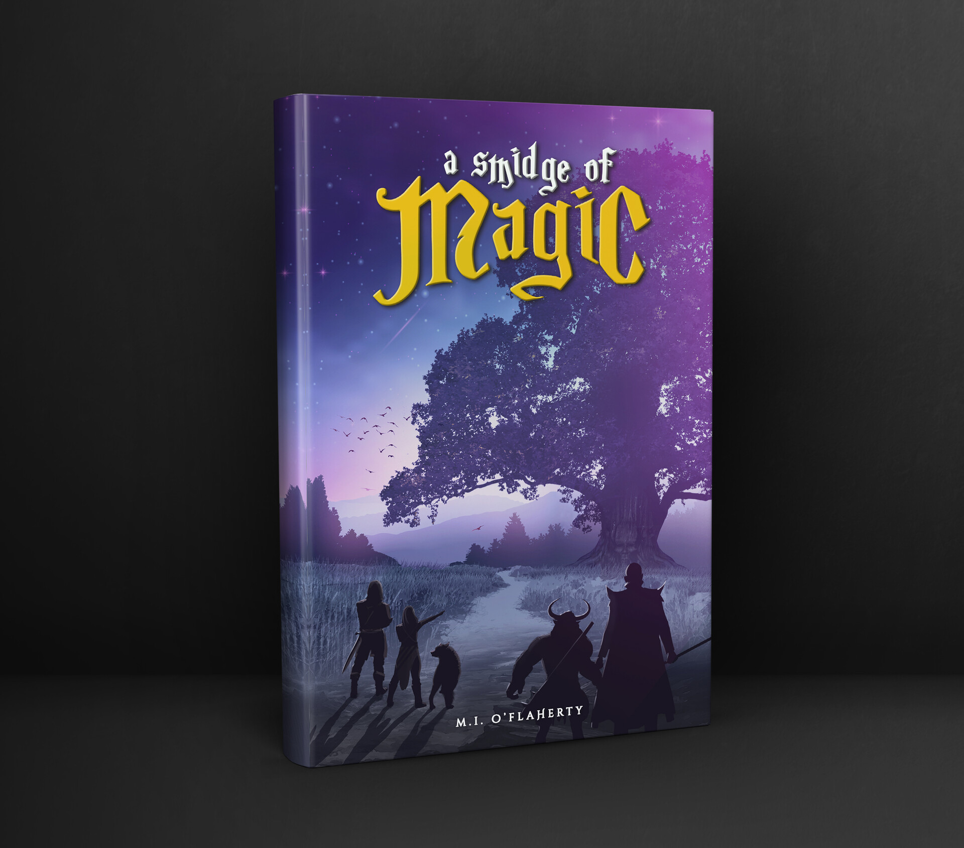 ArtStation - Book cover for A SMIDGE OF MAGIC