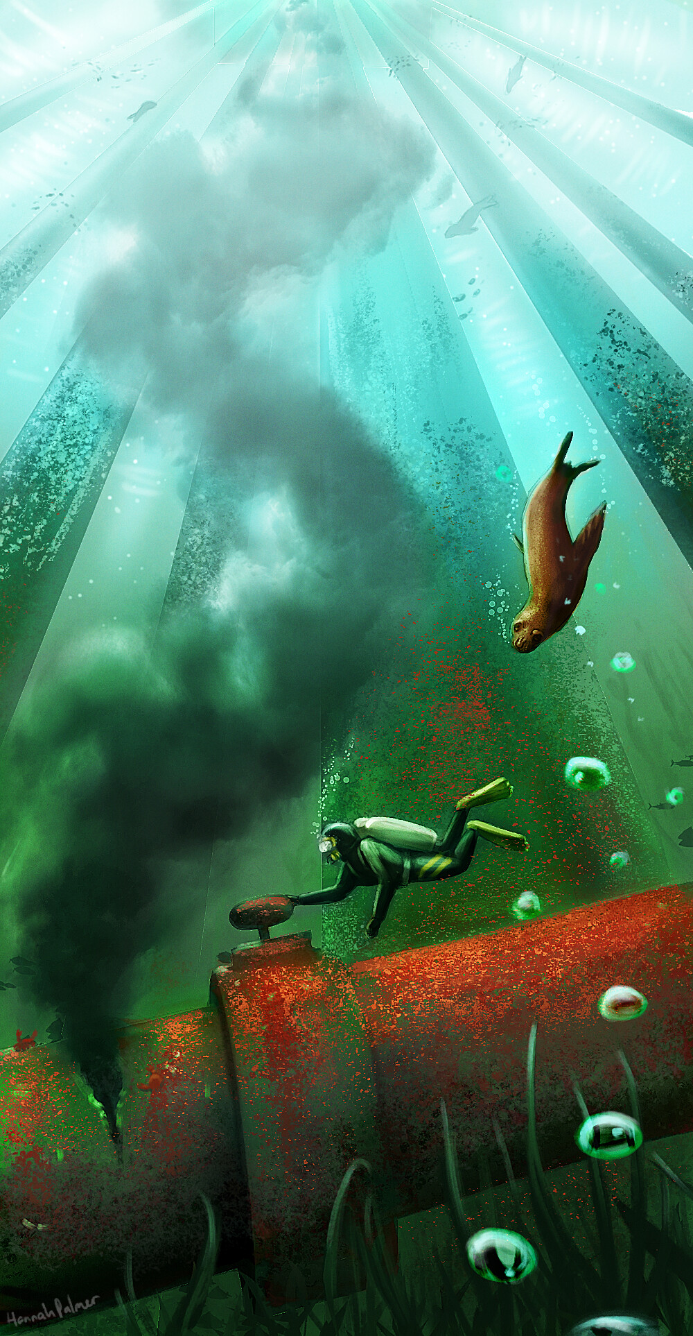 ArtStation - Beneath the Waves Keyframe Concept Art Part 2