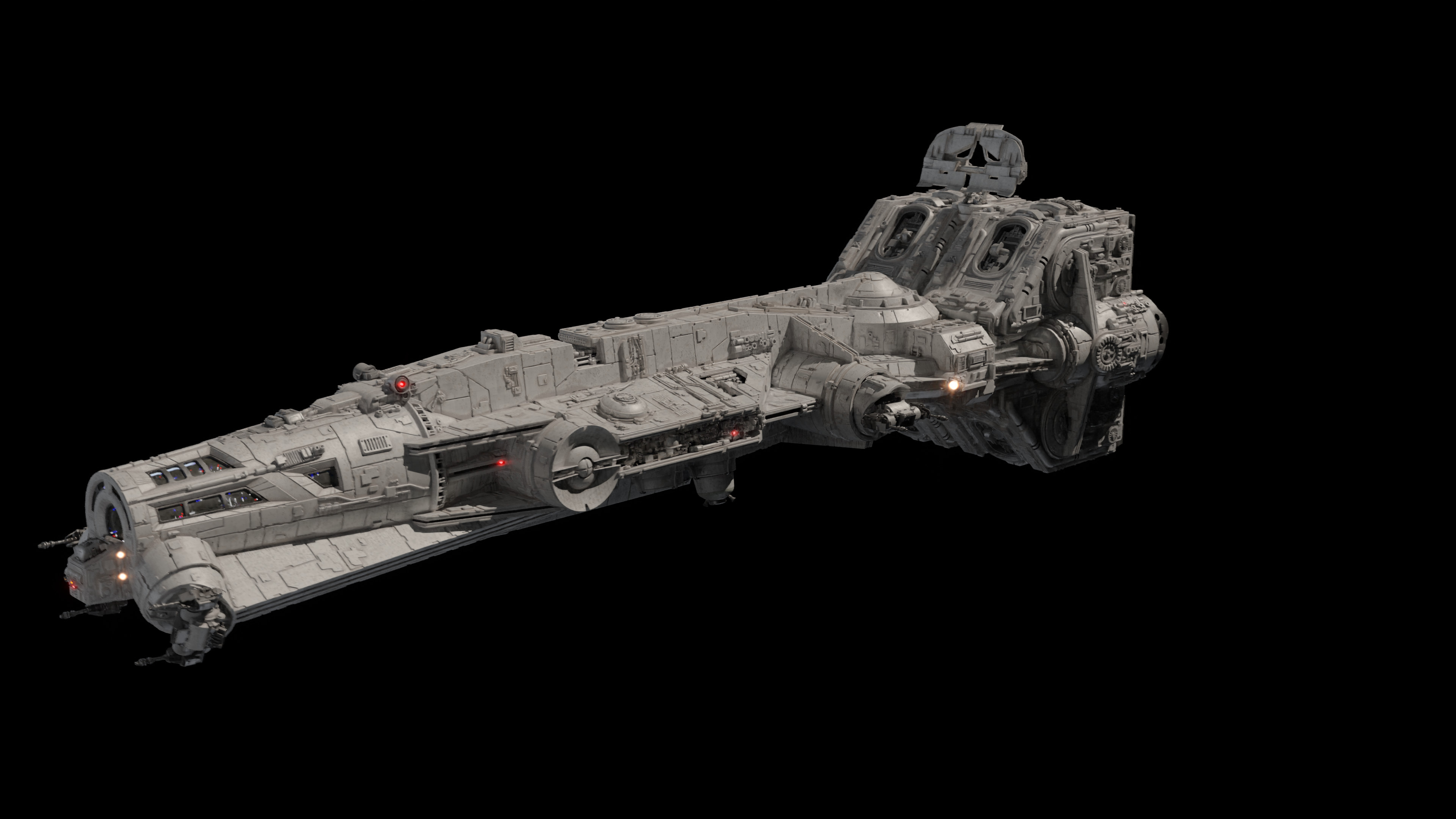 Howard Day - Star Wars Side-Project Background ships WIP#2