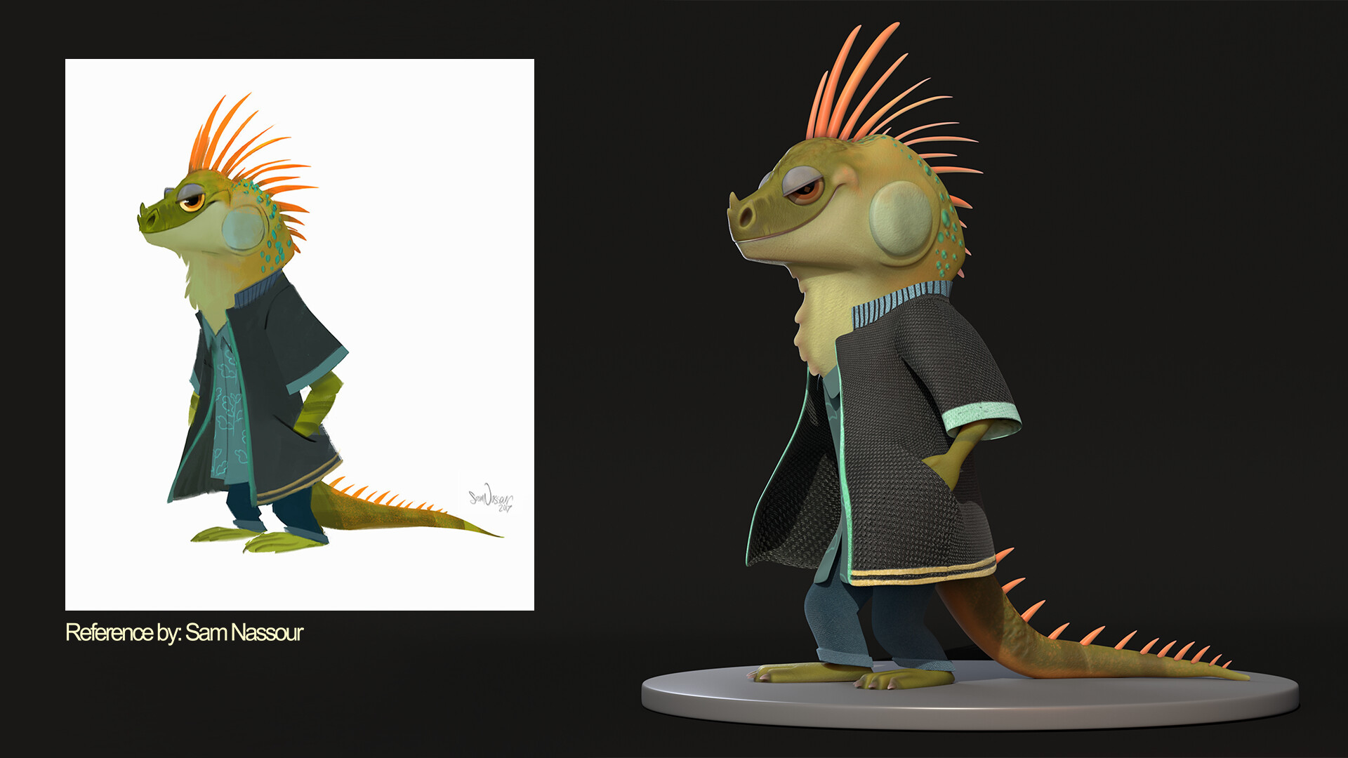 ArtStation - Iguana Character