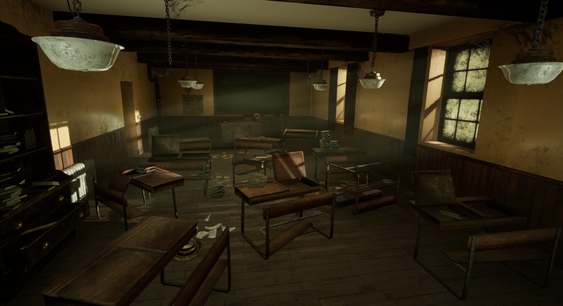 ArtStation - Victorian Classroom