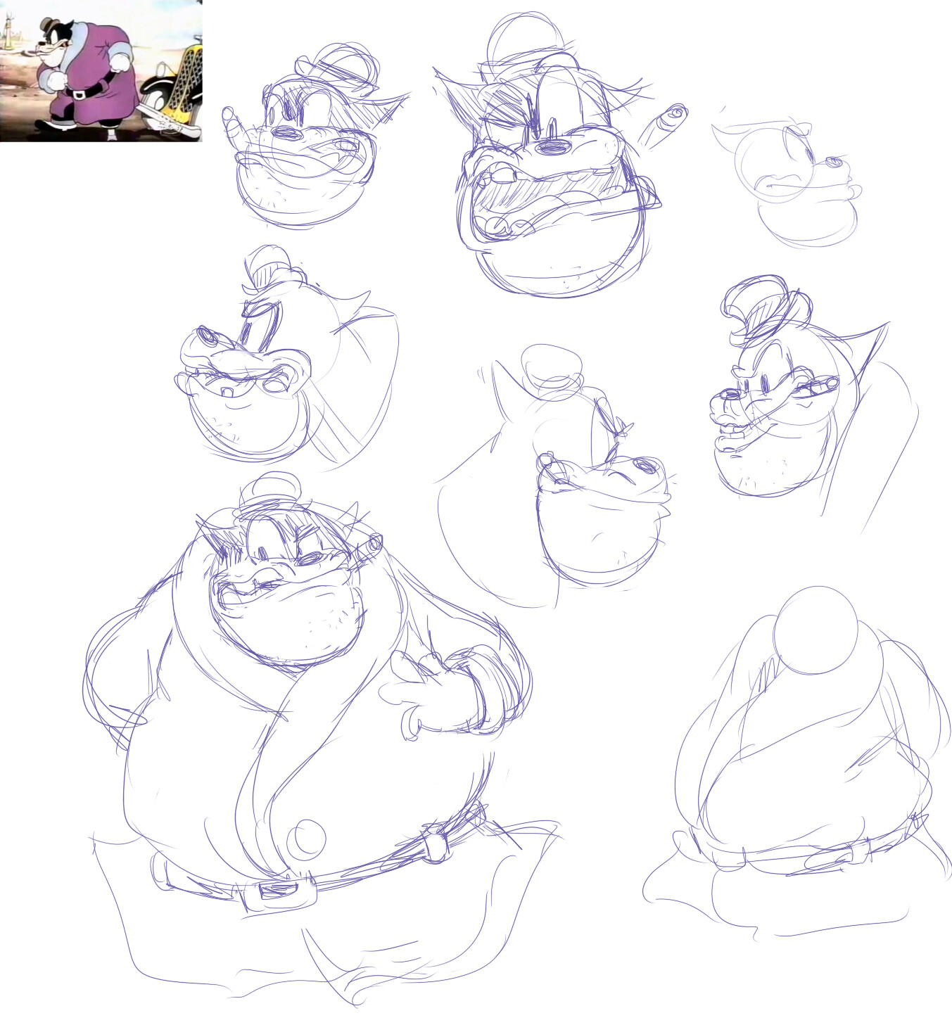 how to draw peg leg pete