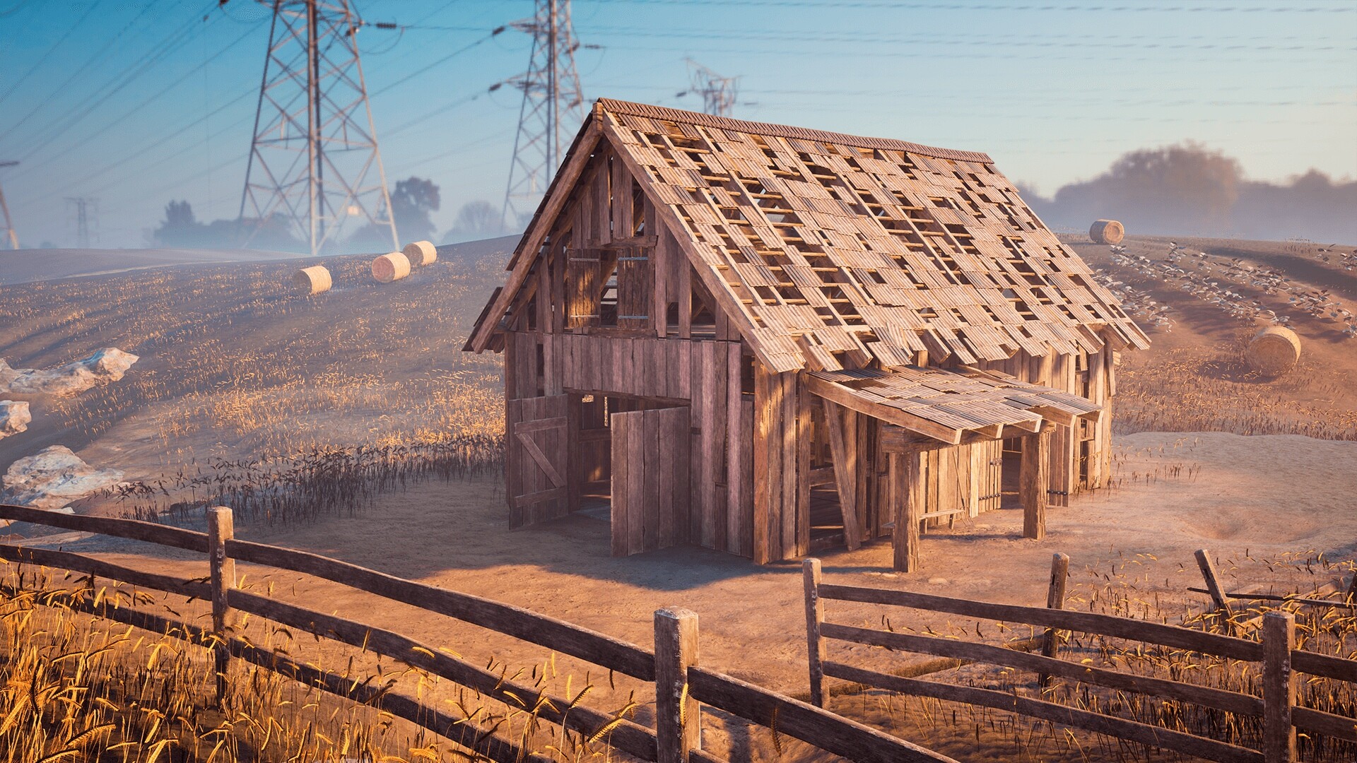 ArtStation - Windmills & Barns (Unreal Engine 4 Environment)