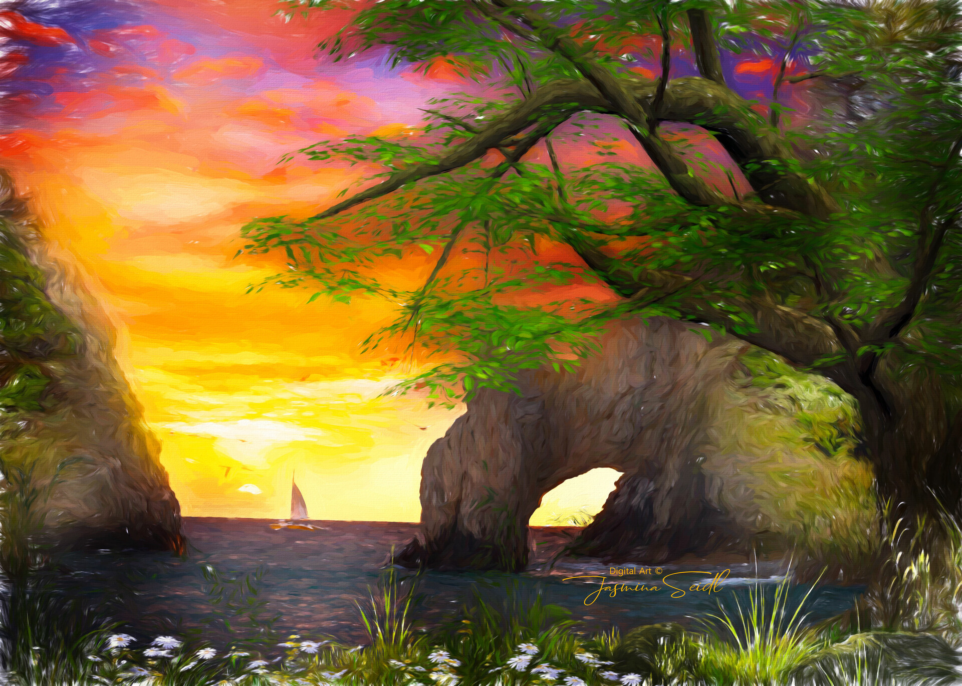 ArtStation - Sunset Dream