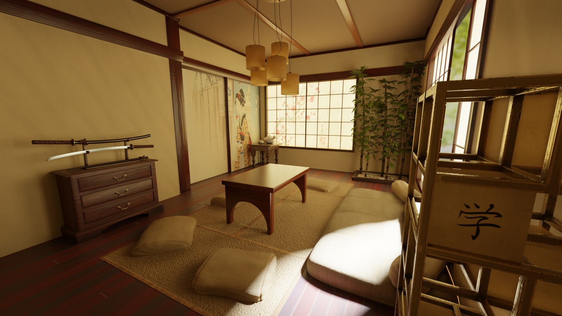 ArtStation - Washitsu room