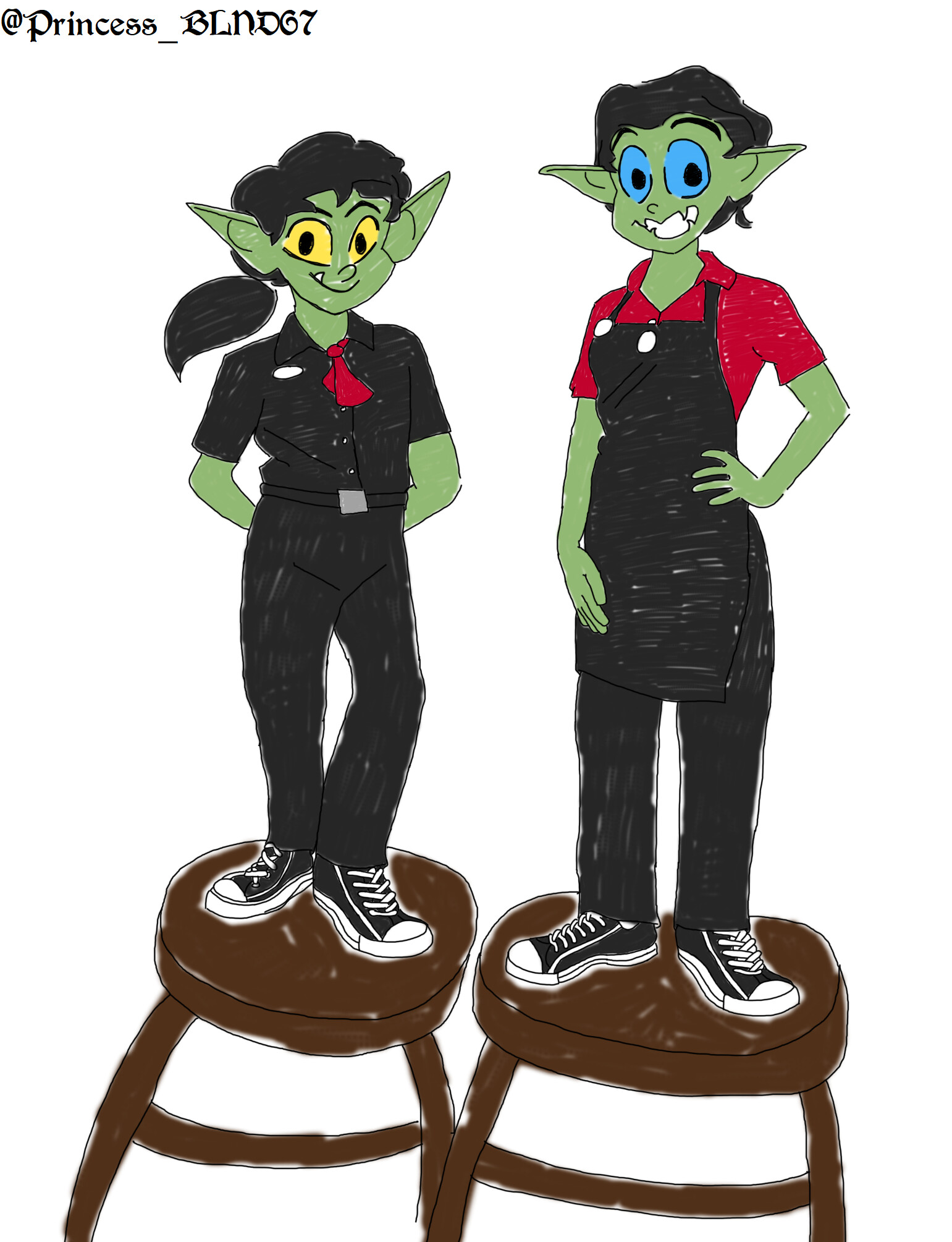 ArtStation - Goblins Working At Wendy's (Ryes Gobling Life)