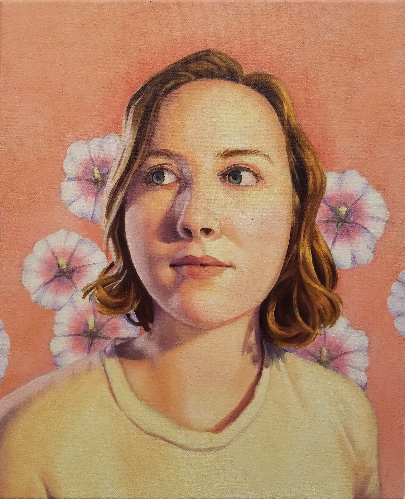 Megan Breiter - Painting Series - Flower Portraits