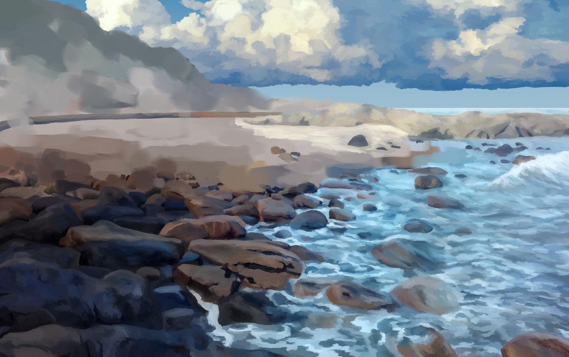 ArtStation - Unfinished Landscape