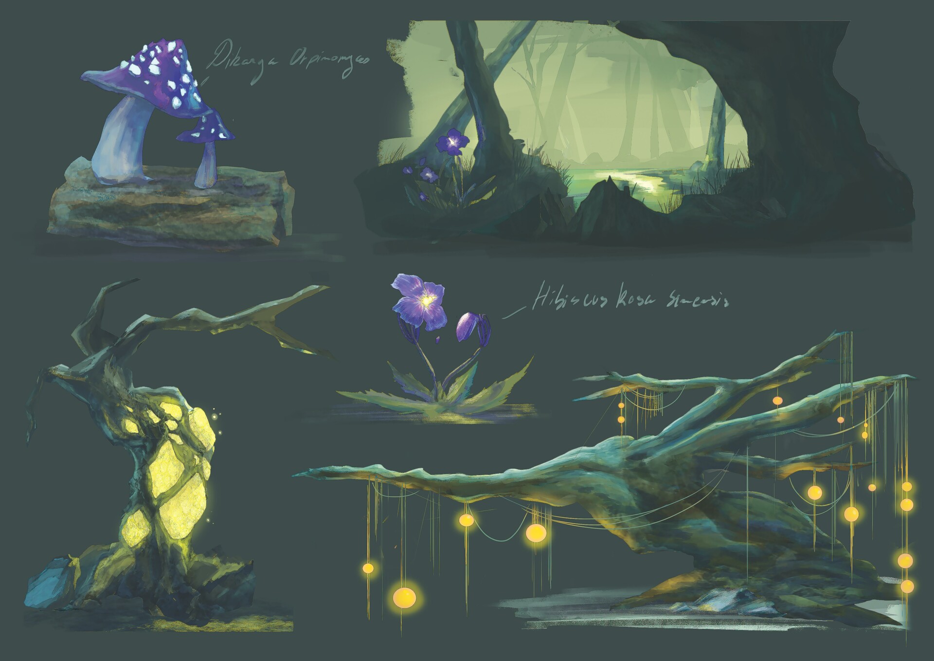 ArtStation - Swamp Plants