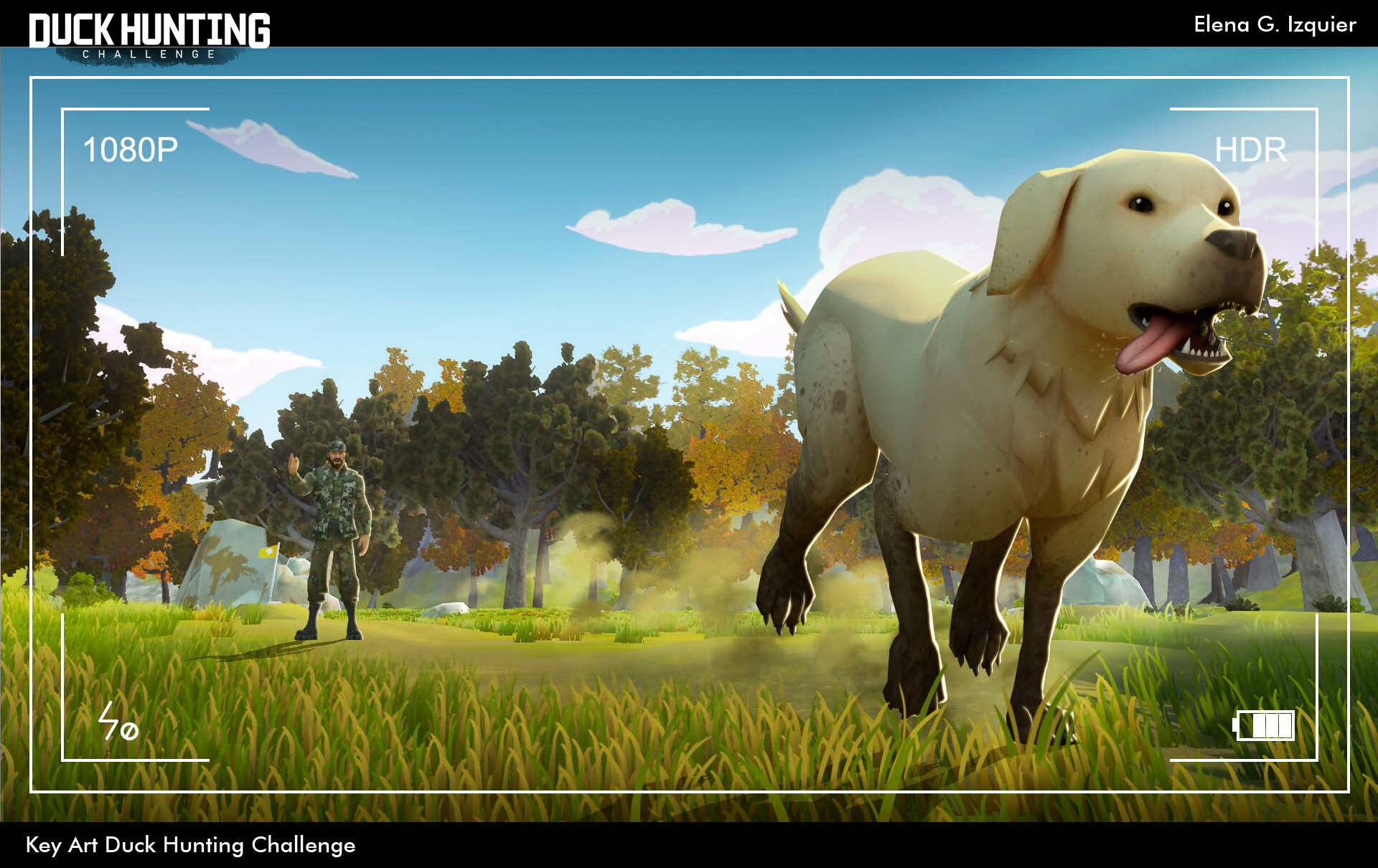 ArtStation - Duck Hunting Challenge Key Art