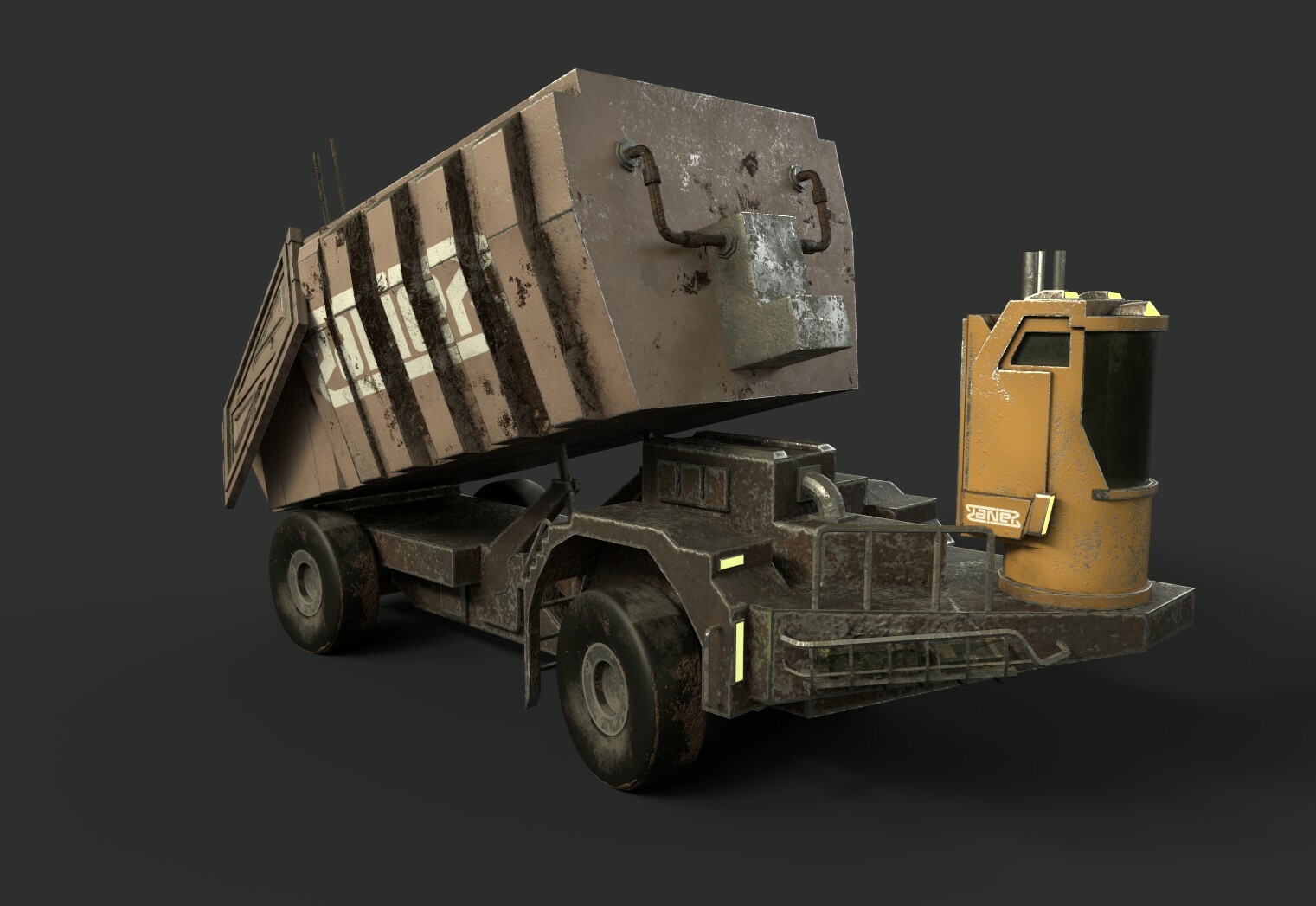 ArtStation - Trash Rage VR trucks