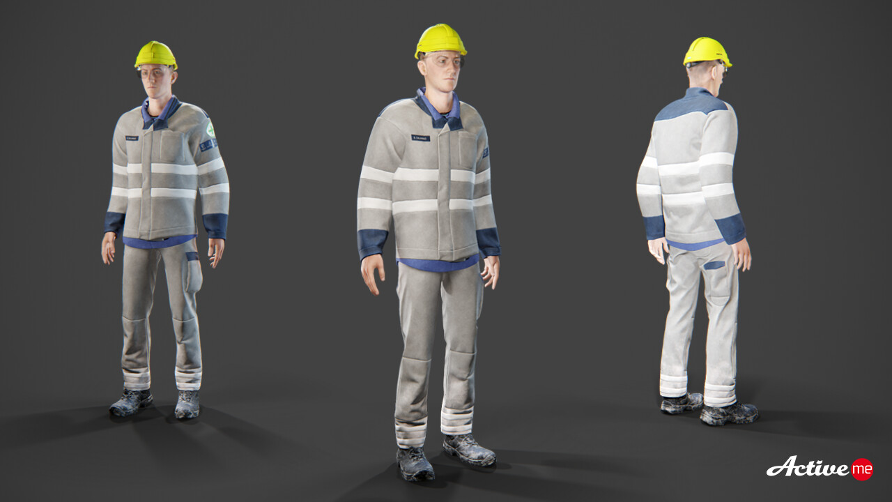 Mathieu Parole - Worker character