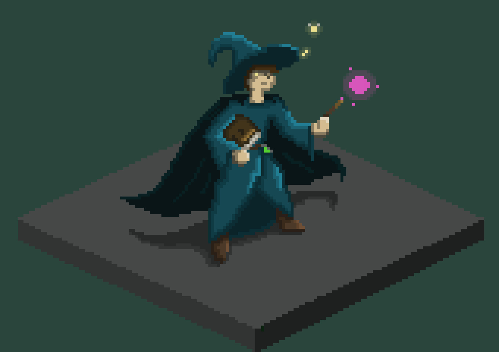 ArtStation - Pixel Wizard Idle