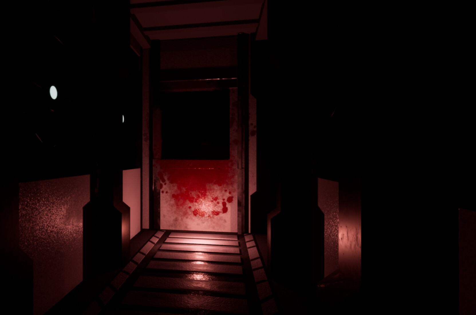 ArtStation - Horror Sci-Fi Hallway (again)