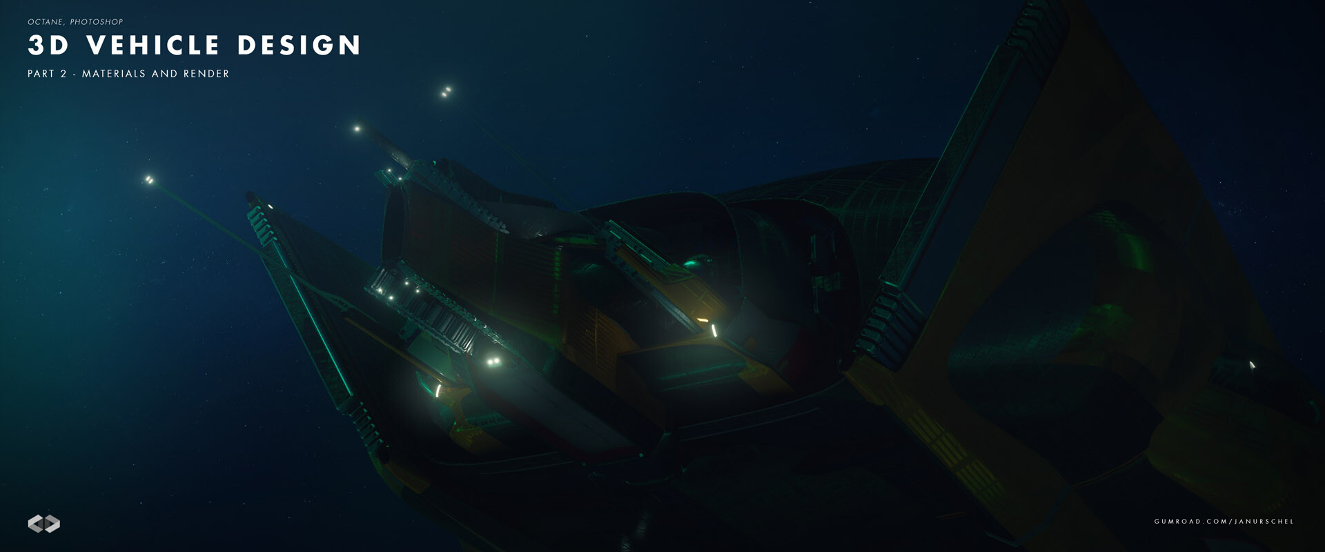 Jan Urschel - 3D Vehicle Design - Part 2 - Materials and Render