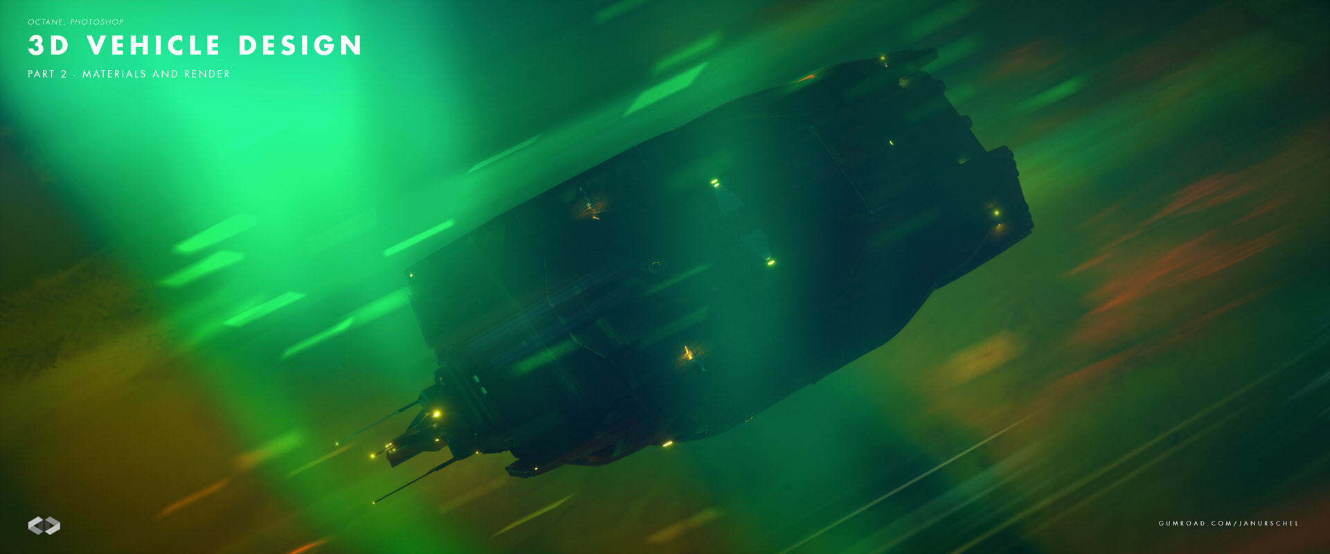 Jan Urschel - 3D Vehicle Design - Part 2 - Materials and Render