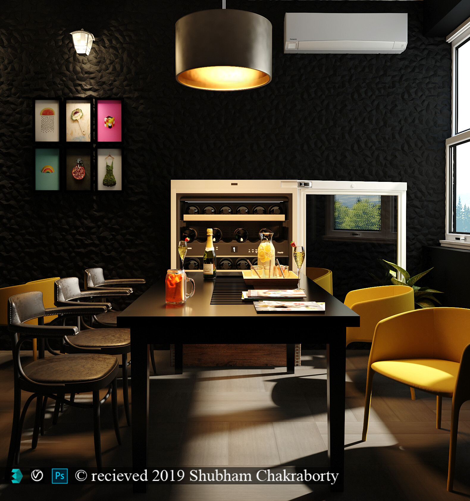 ArtStation - Bar interior