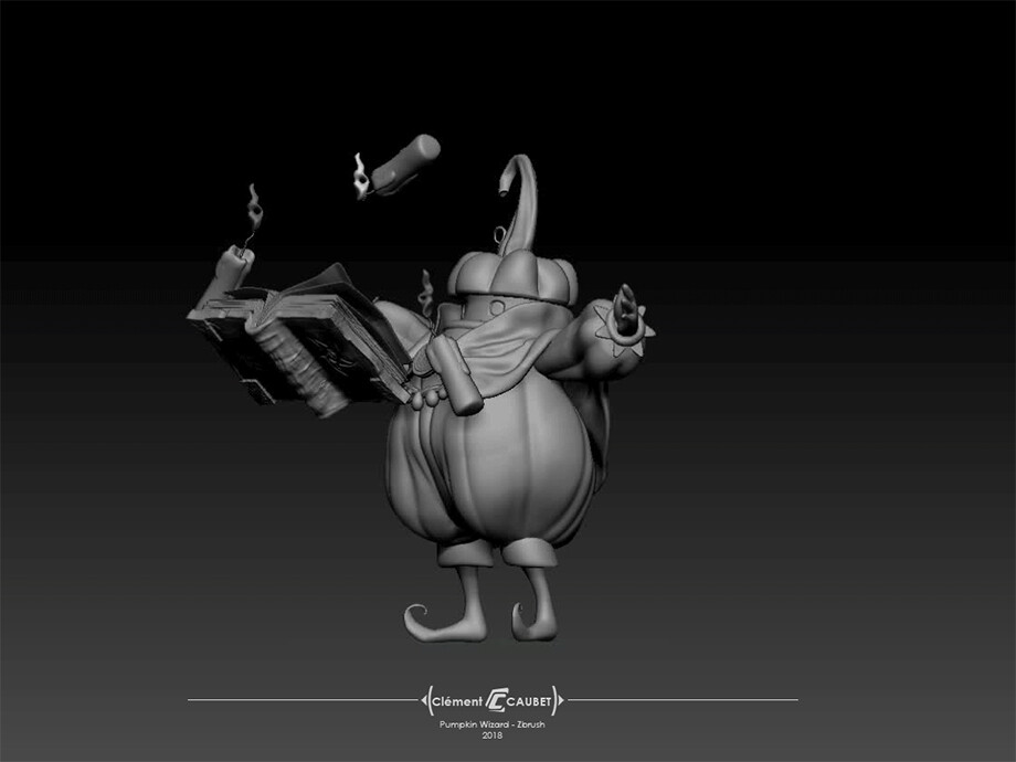 ArtStation - Pumpkin Wizard