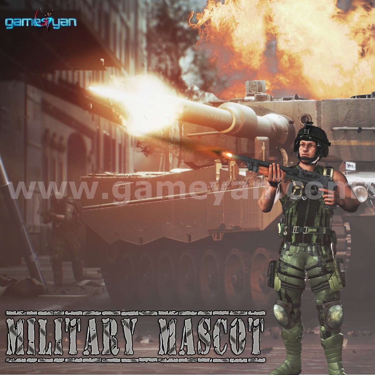 ArtStation - Military Mascot – character design by GameYan Game ...