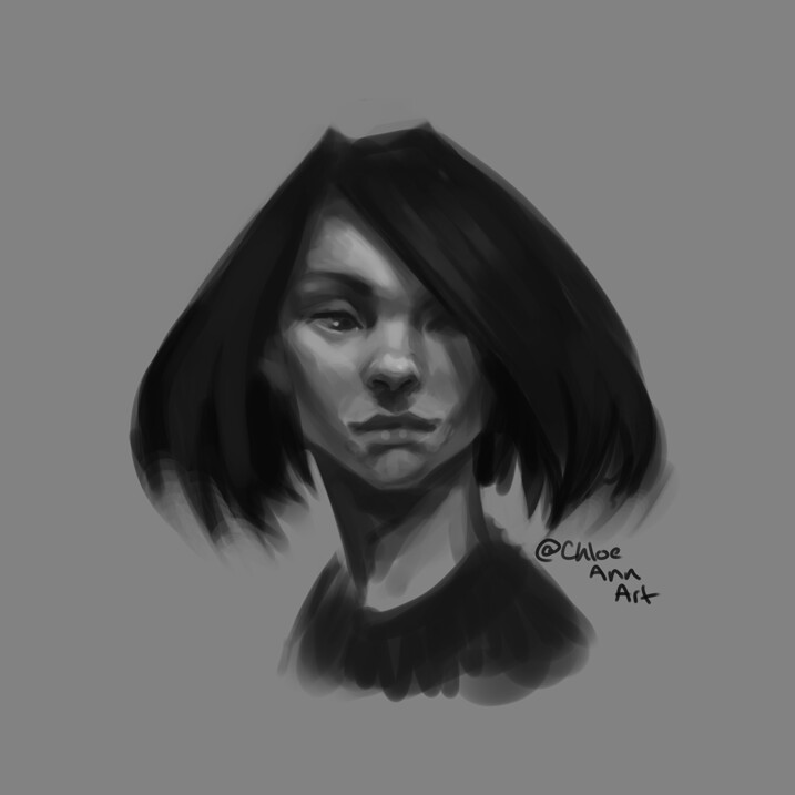 ArtStation - Value head practice
