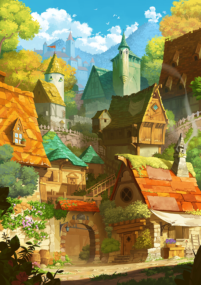 ArtStation - Village