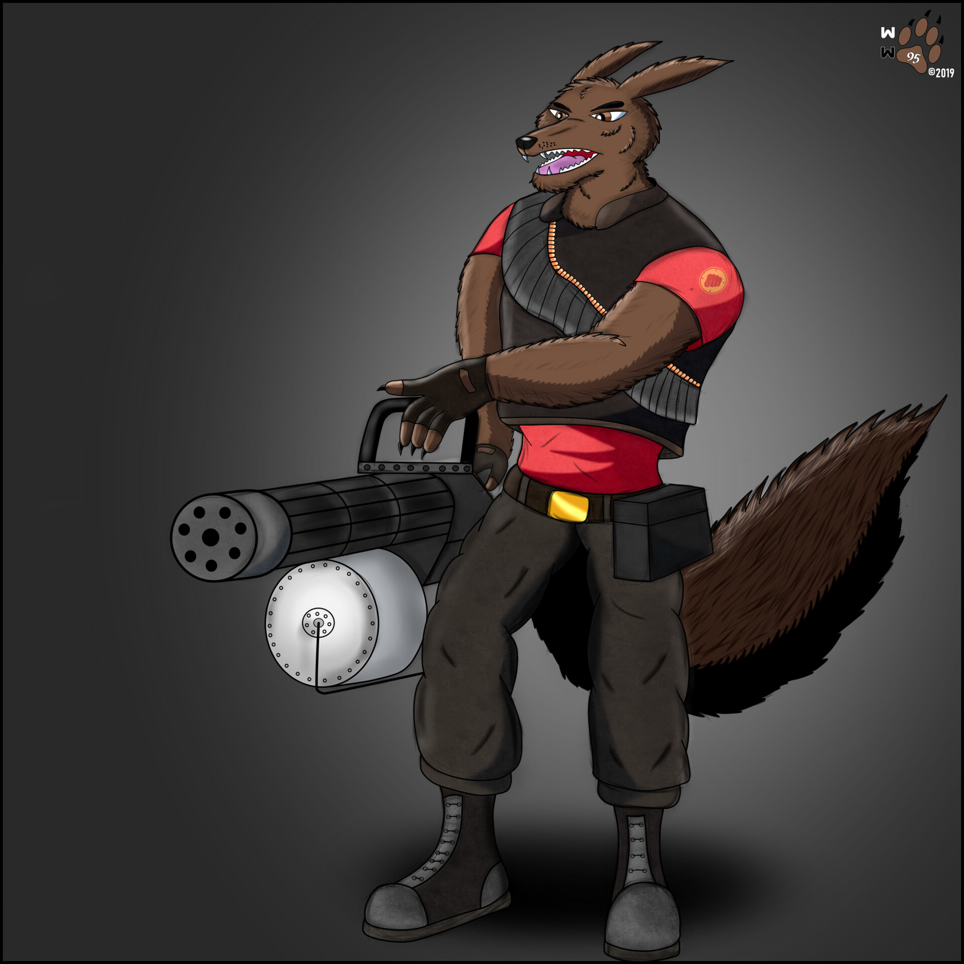 ArtStation - TF2 Heavy Wolf
