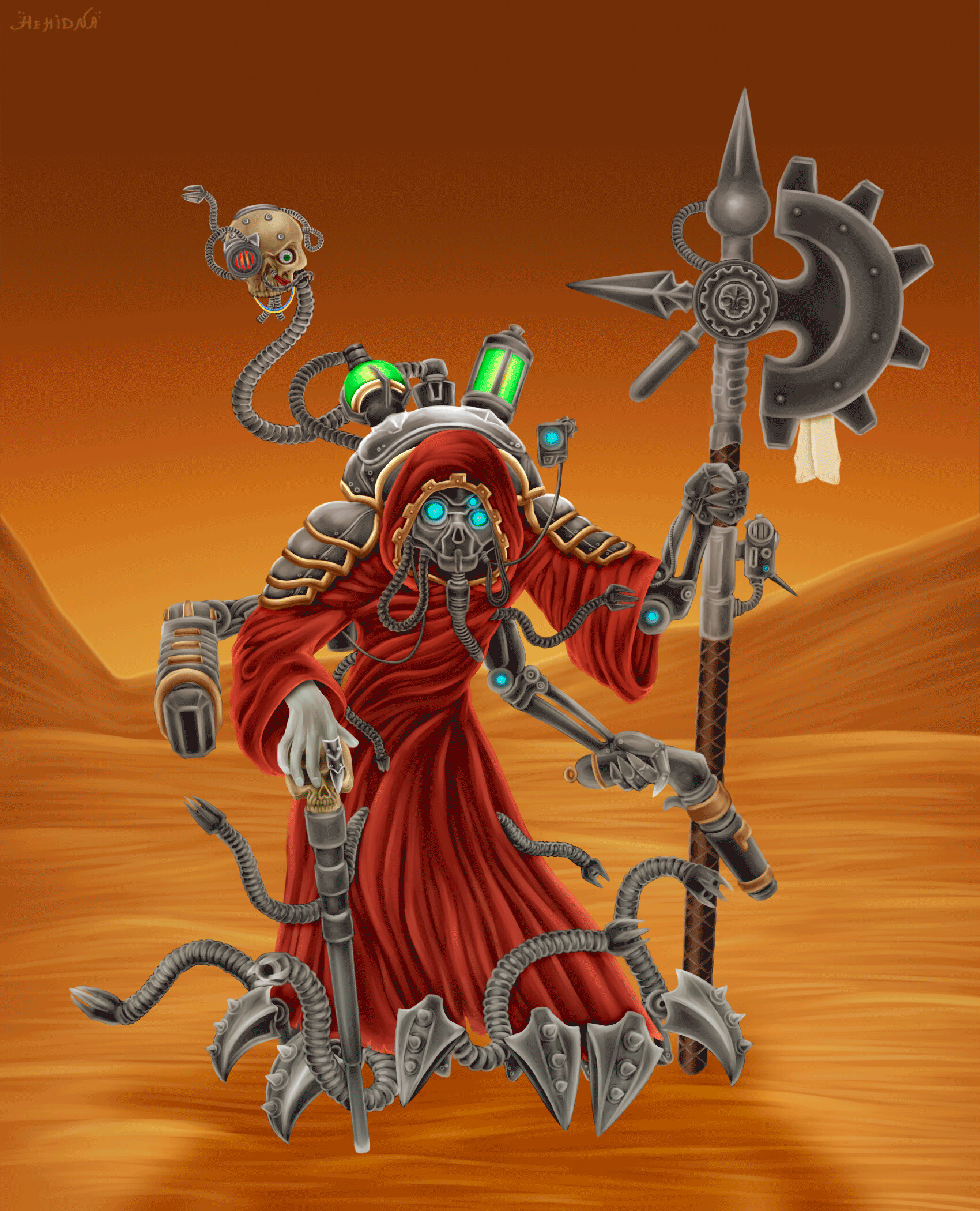 ArtStation - [WH40k] Magos Dominus for Knarl Dark