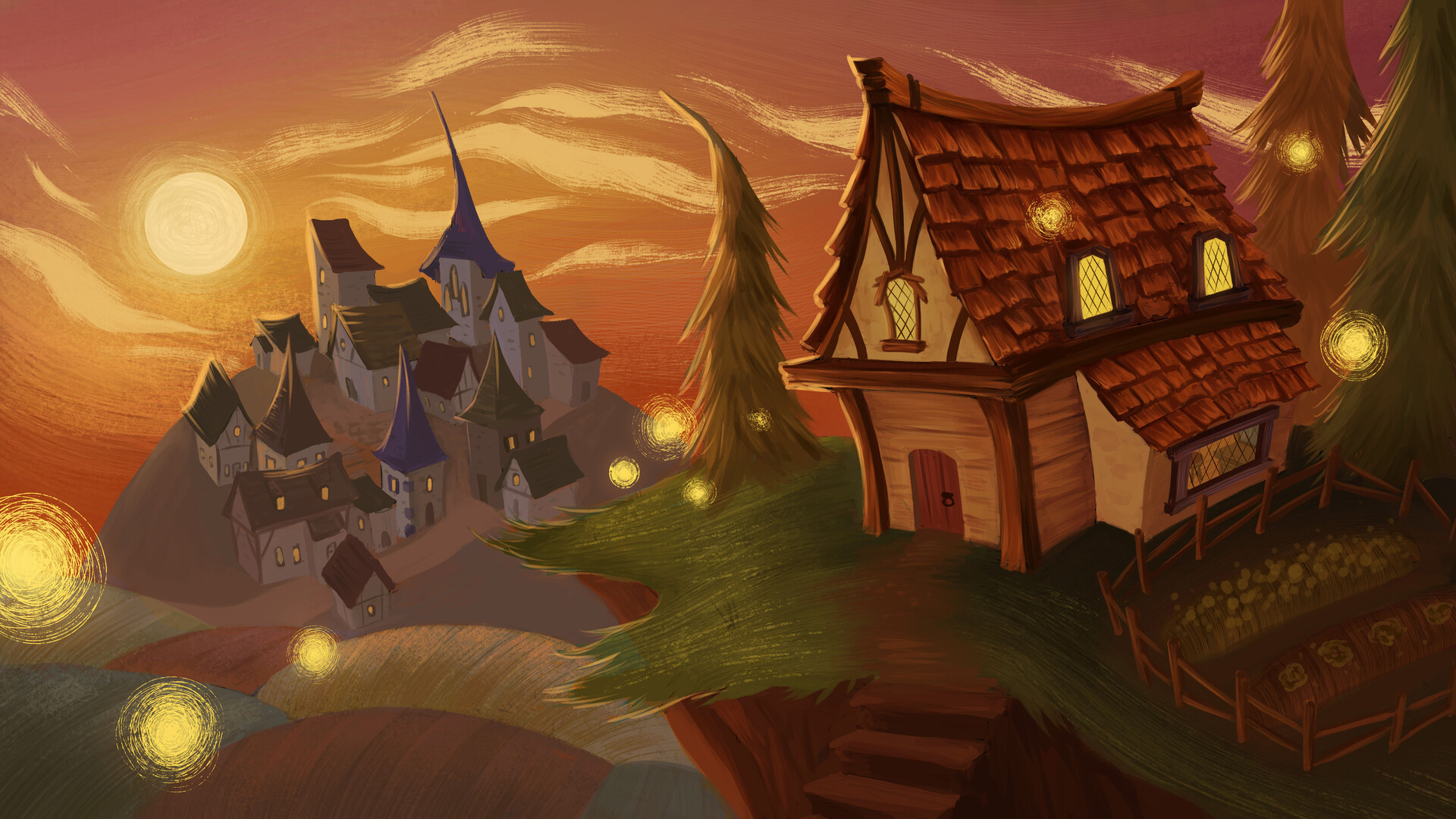 ArtStation - House on a Hill