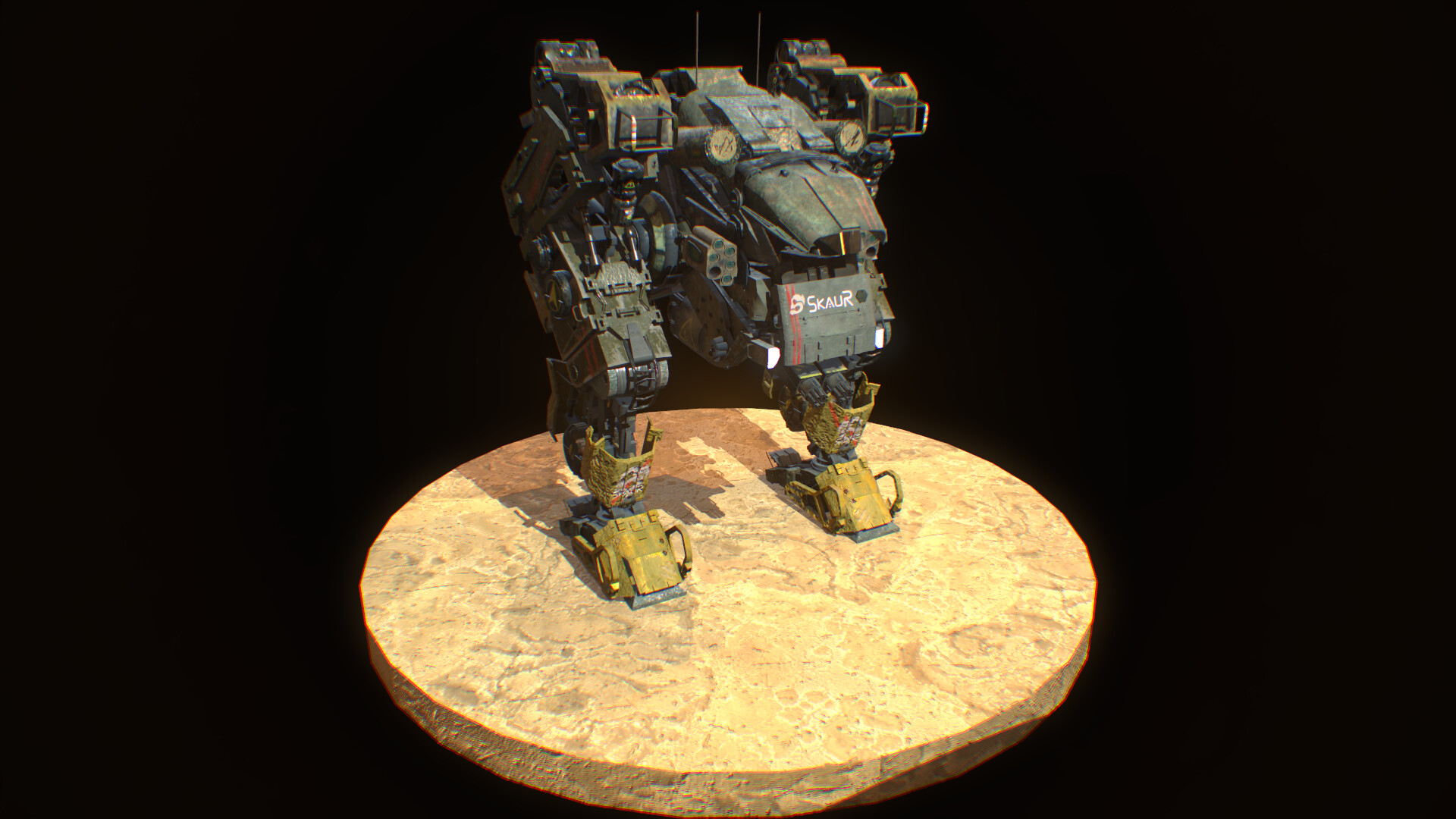 ArtStation - 3d Mechanized_Robot