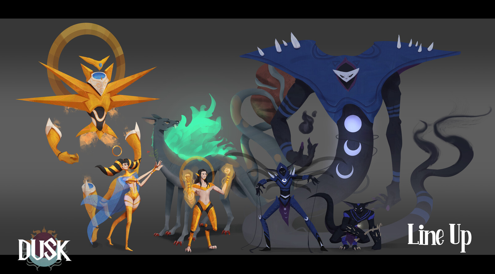 Corentin ROCHELLE - Dusk - Characters