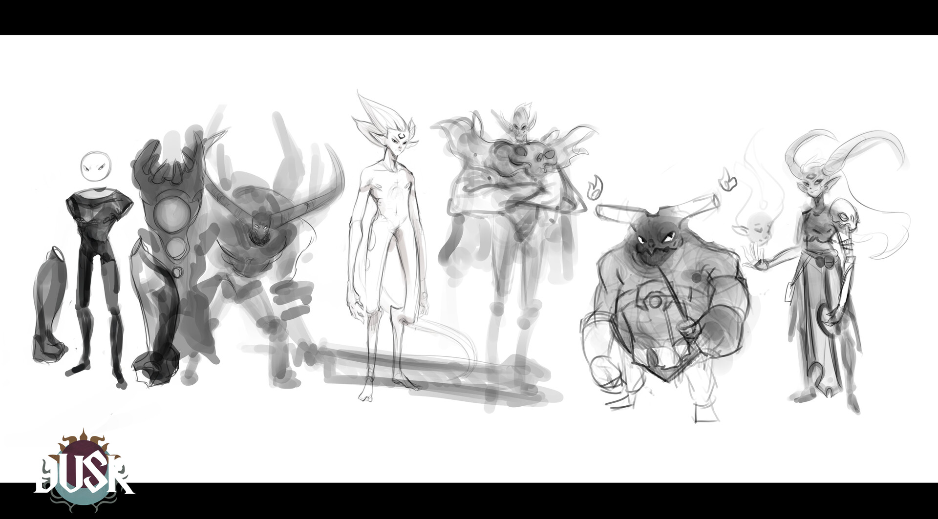 Corentin ROCHELLE - Dusk - Characters