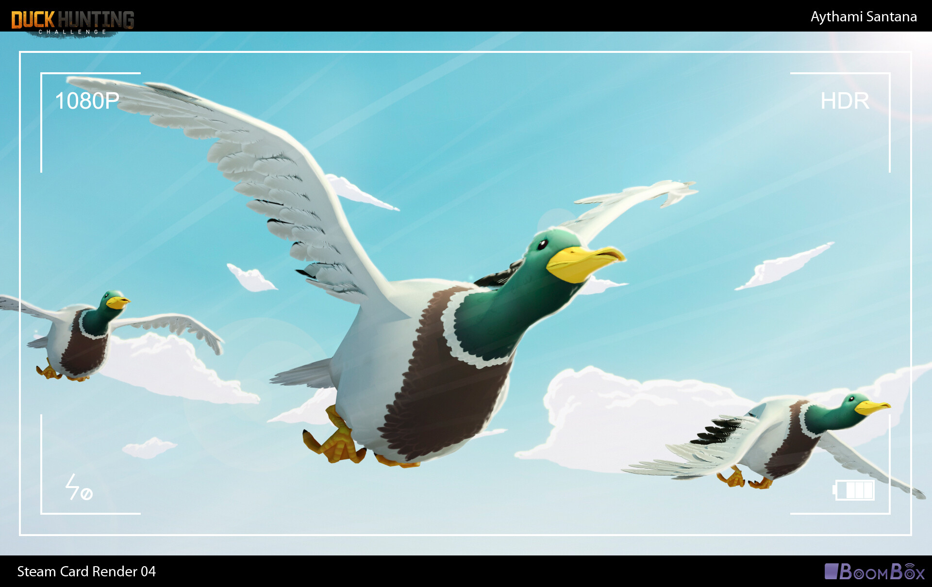 ArtStation - Duck Hunting Challenge: Steam Card Render 04