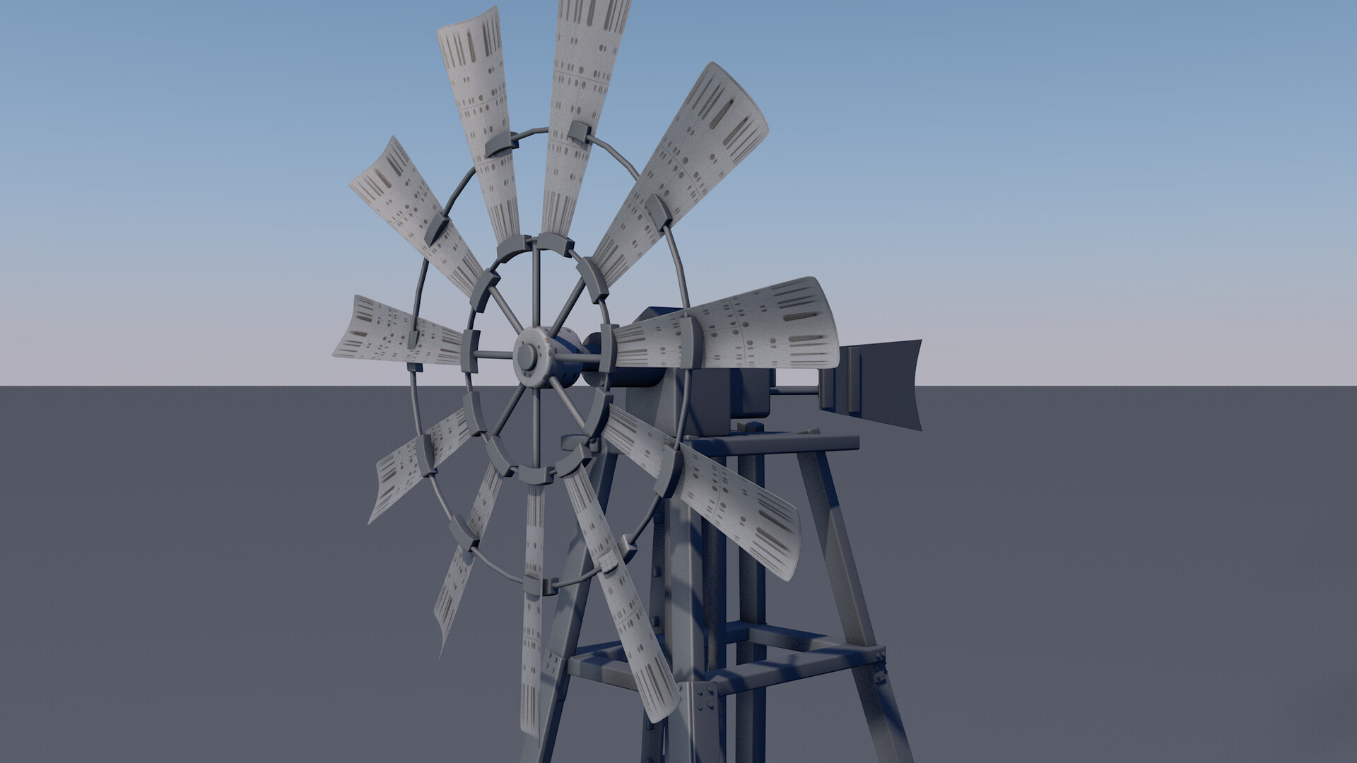 ArtStation - Water wind pump