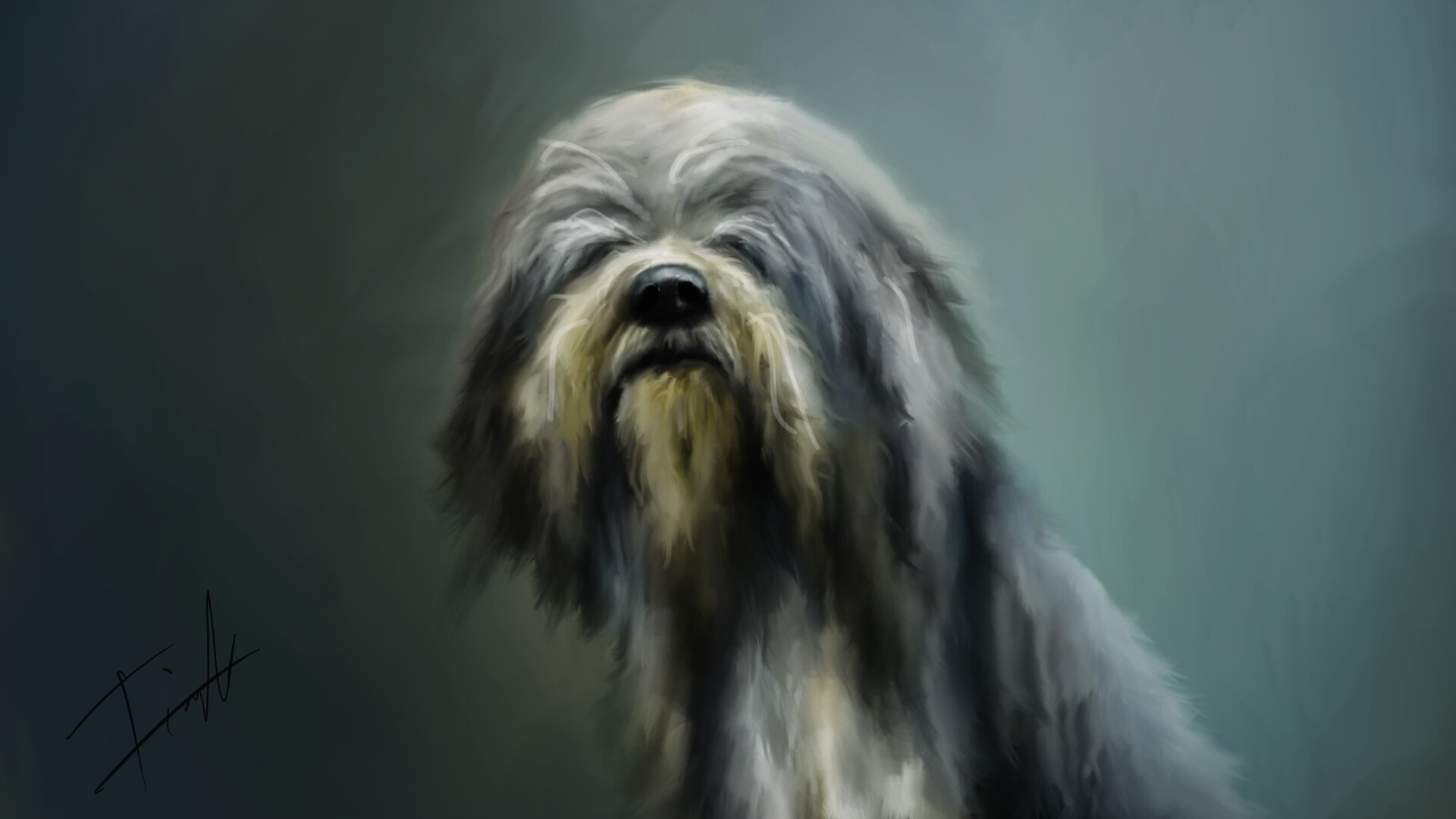 ArtStation - English Sheepdog