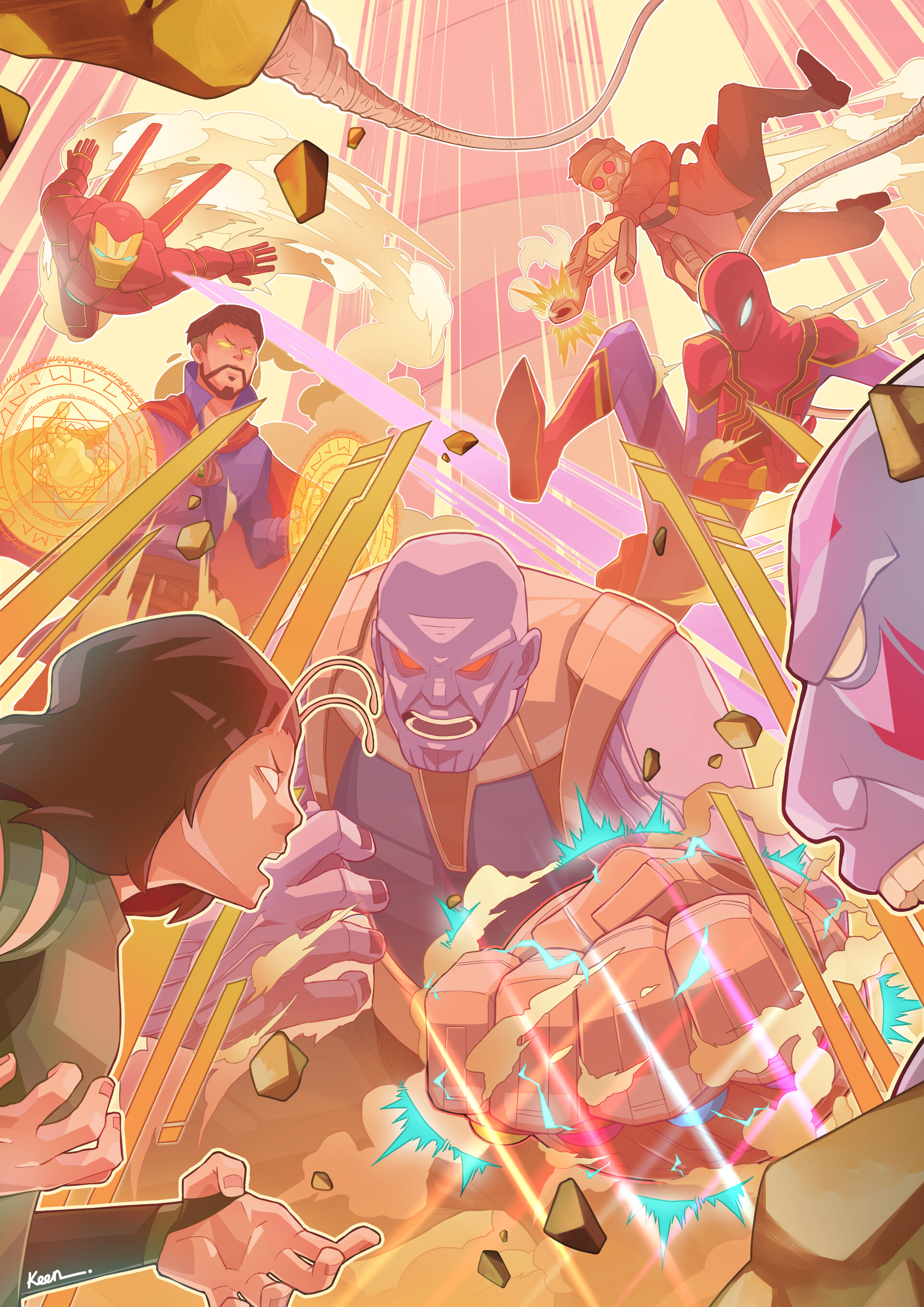 ArtStation - Battle on Titan