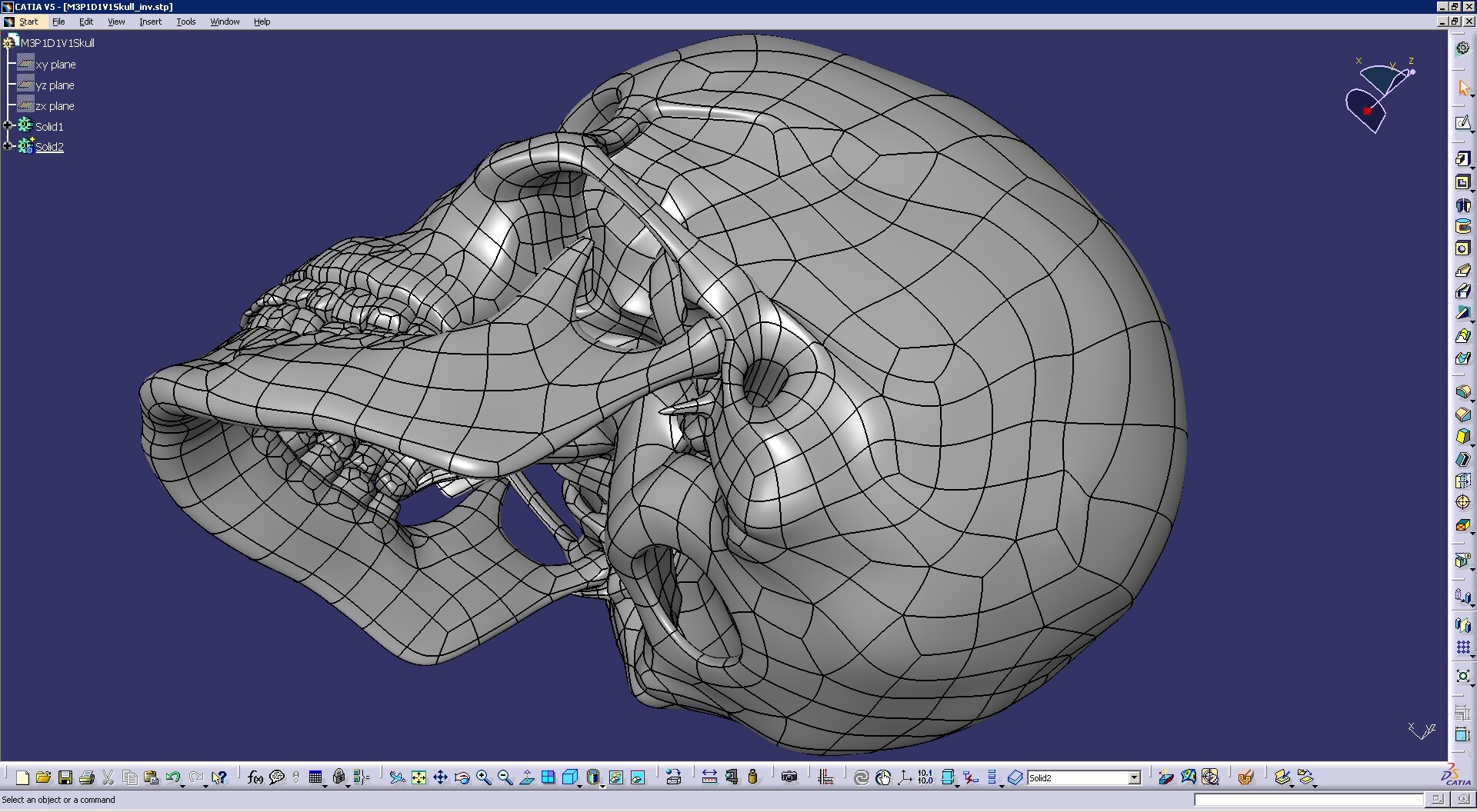 Aleksandr Sytchenko - CAD compatible Human Skull model M3P1D1V1Skull