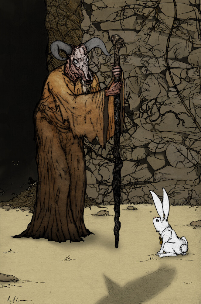 ArtStation - Jinwei a FairyTale, The Old Minotaur