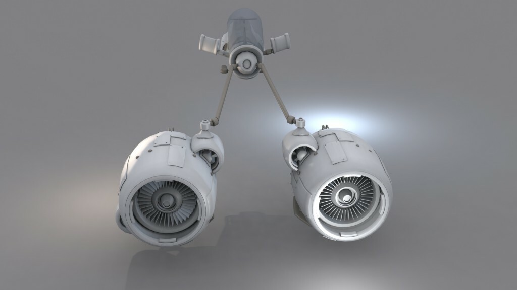 James Culley - Mandalorian Pod Racer - UE4